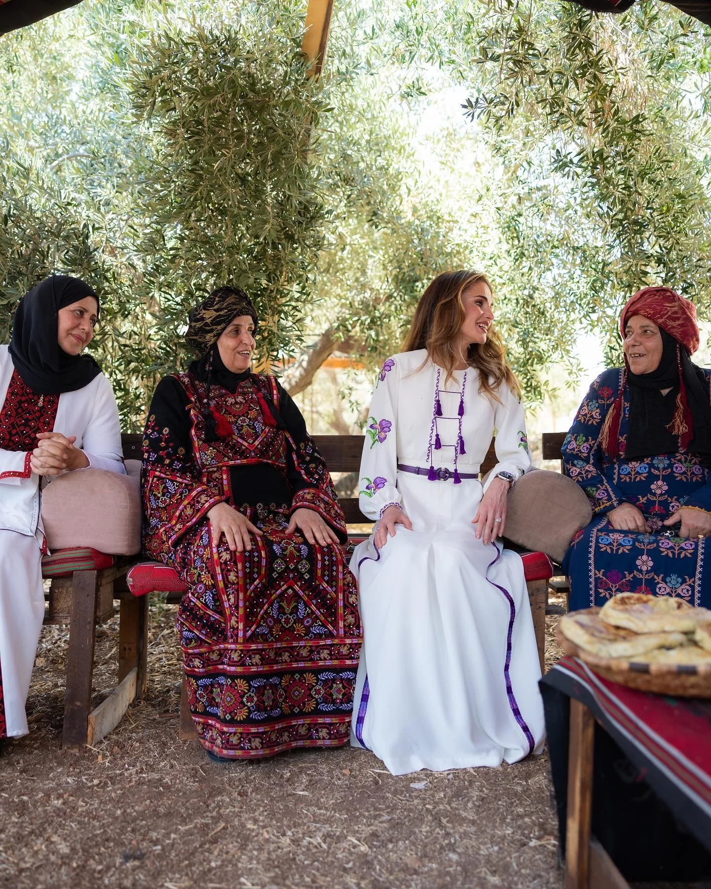 Queen Rania Visits Home-Based Food Business in Hawar — Royal Portraits ...