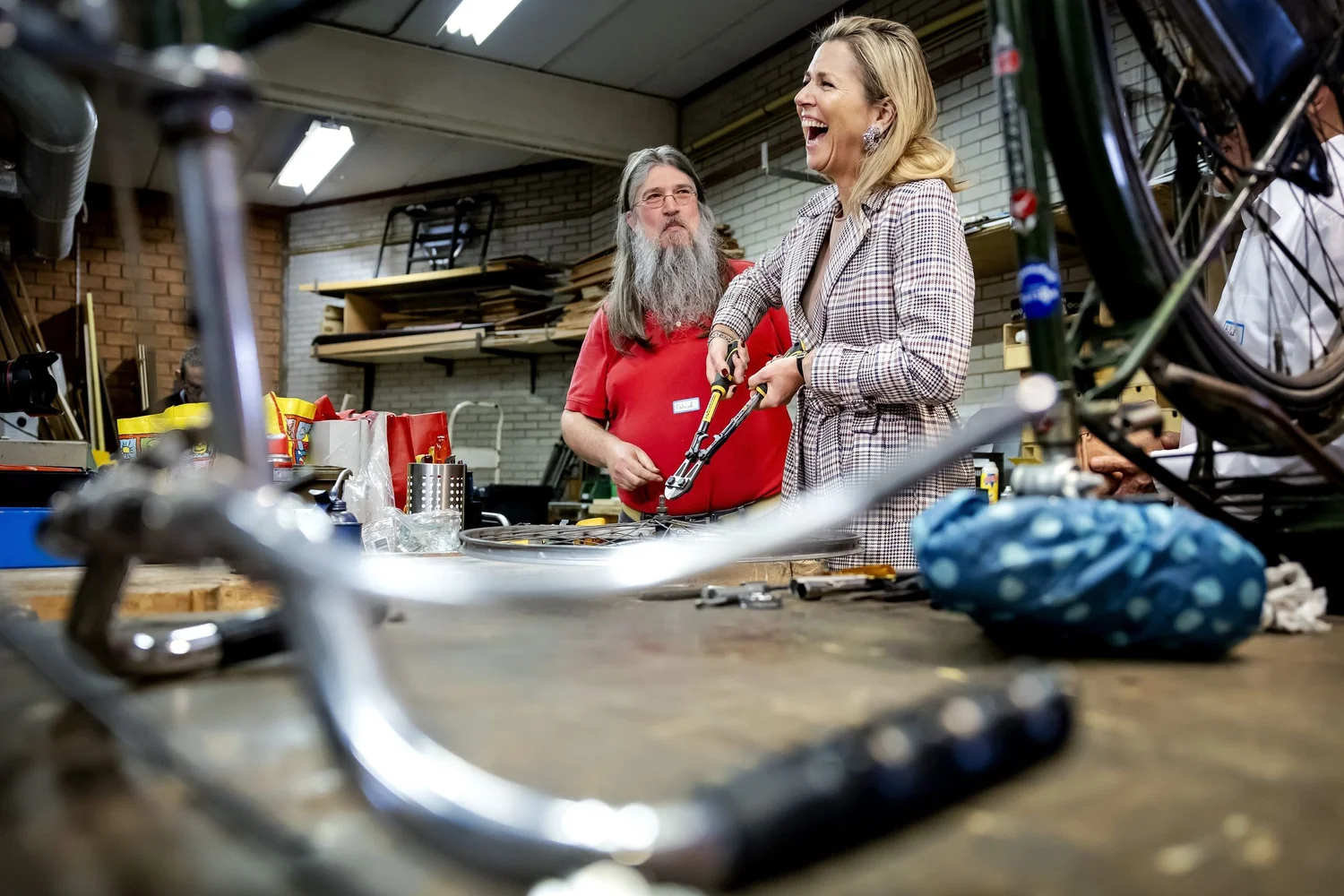 Queen Maxima Visits Adam Father Centre in The Hague — Royal Portraits ...