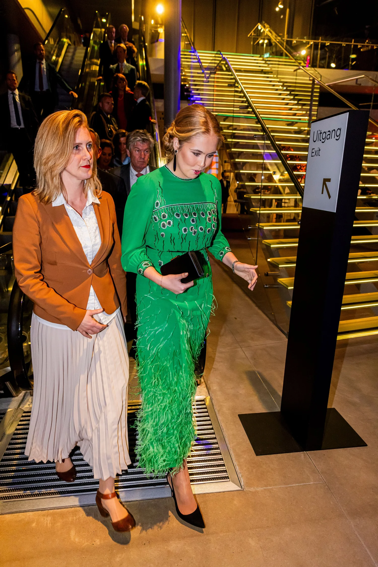 The King and Queen of the Netherlands and the Princess of Orange ...