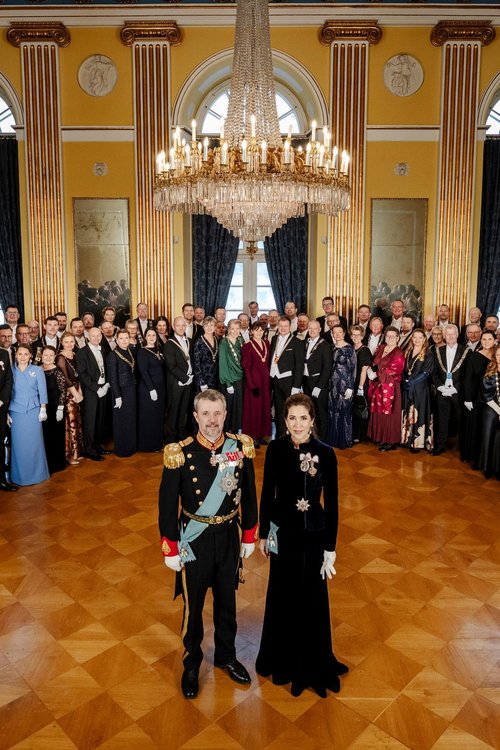The King and Queen of Denmark Host the 2025 New Year's Reception for ...