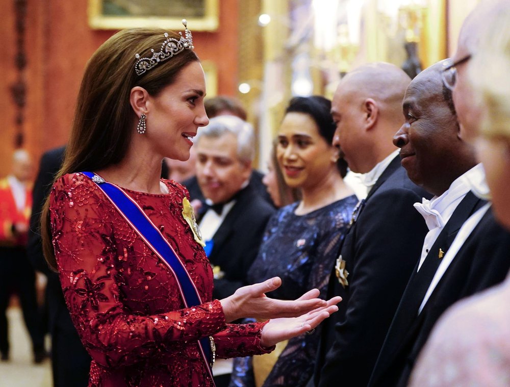 The Prince and Princess of Wales Attend Diplomatic Corps Reception 2022 ...