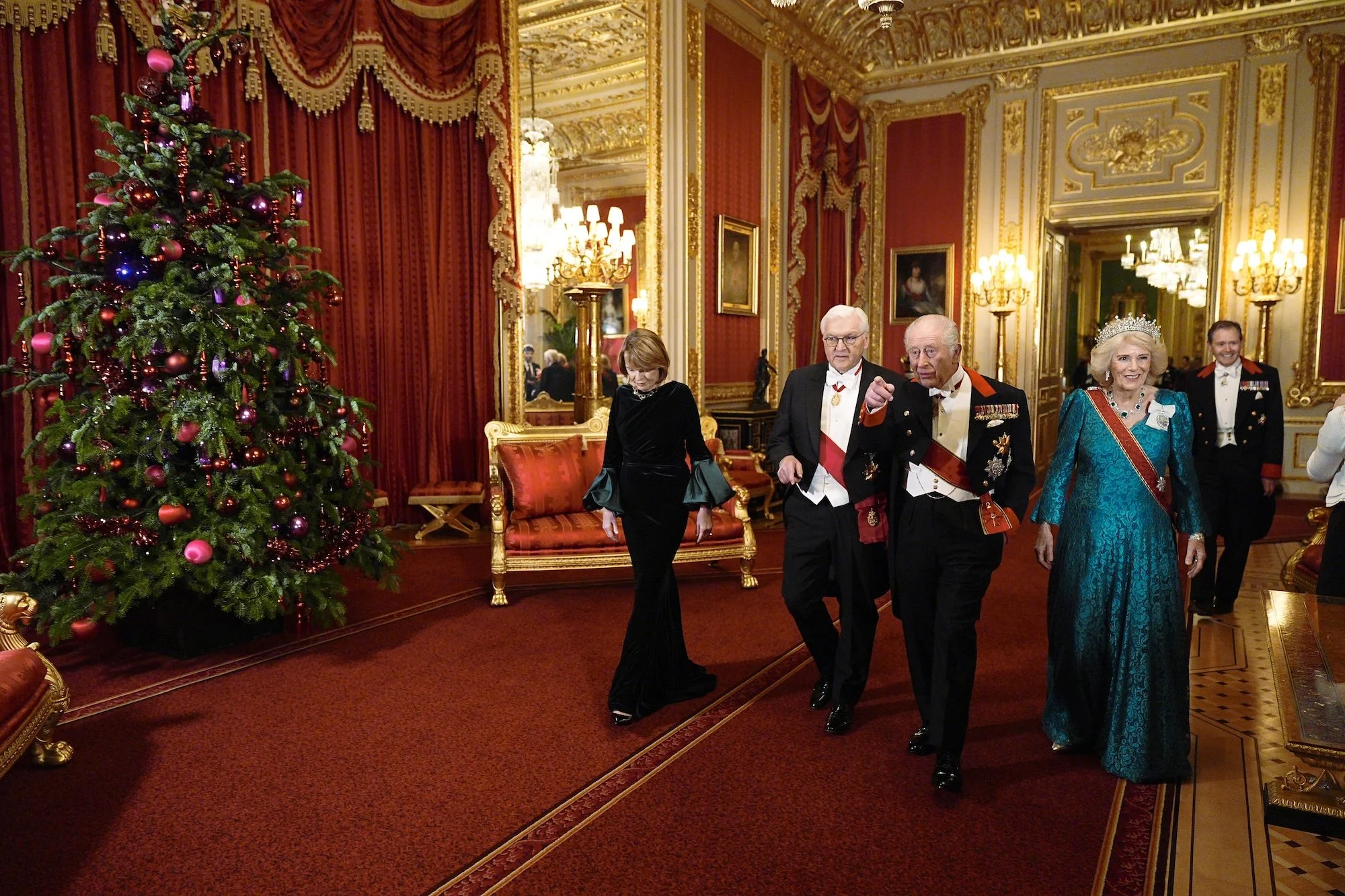 The King and Queen of the United Kingdom Host State Banquet in Honour ...