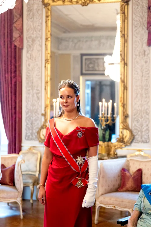 Princess Ingrid Alexandra Attends State Banquet Held for the President ...