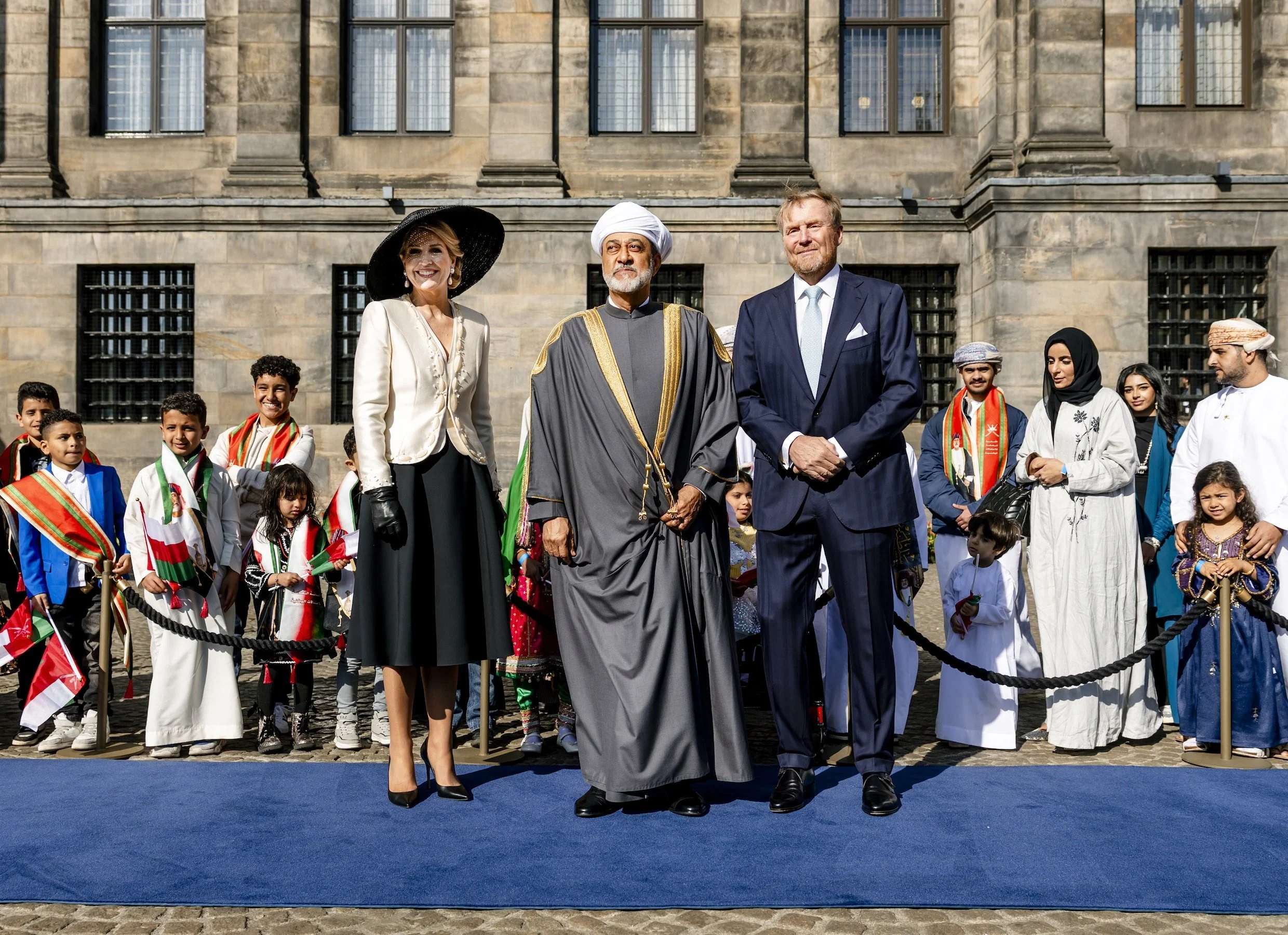The King and Queen of the Netherlands Welcome the Sultan of Oman for ...
