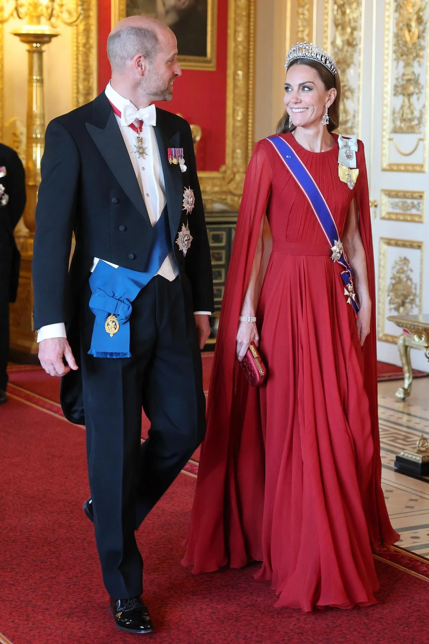 The Prince and Princess of Wales Attend State Banquet in Honour of the ...