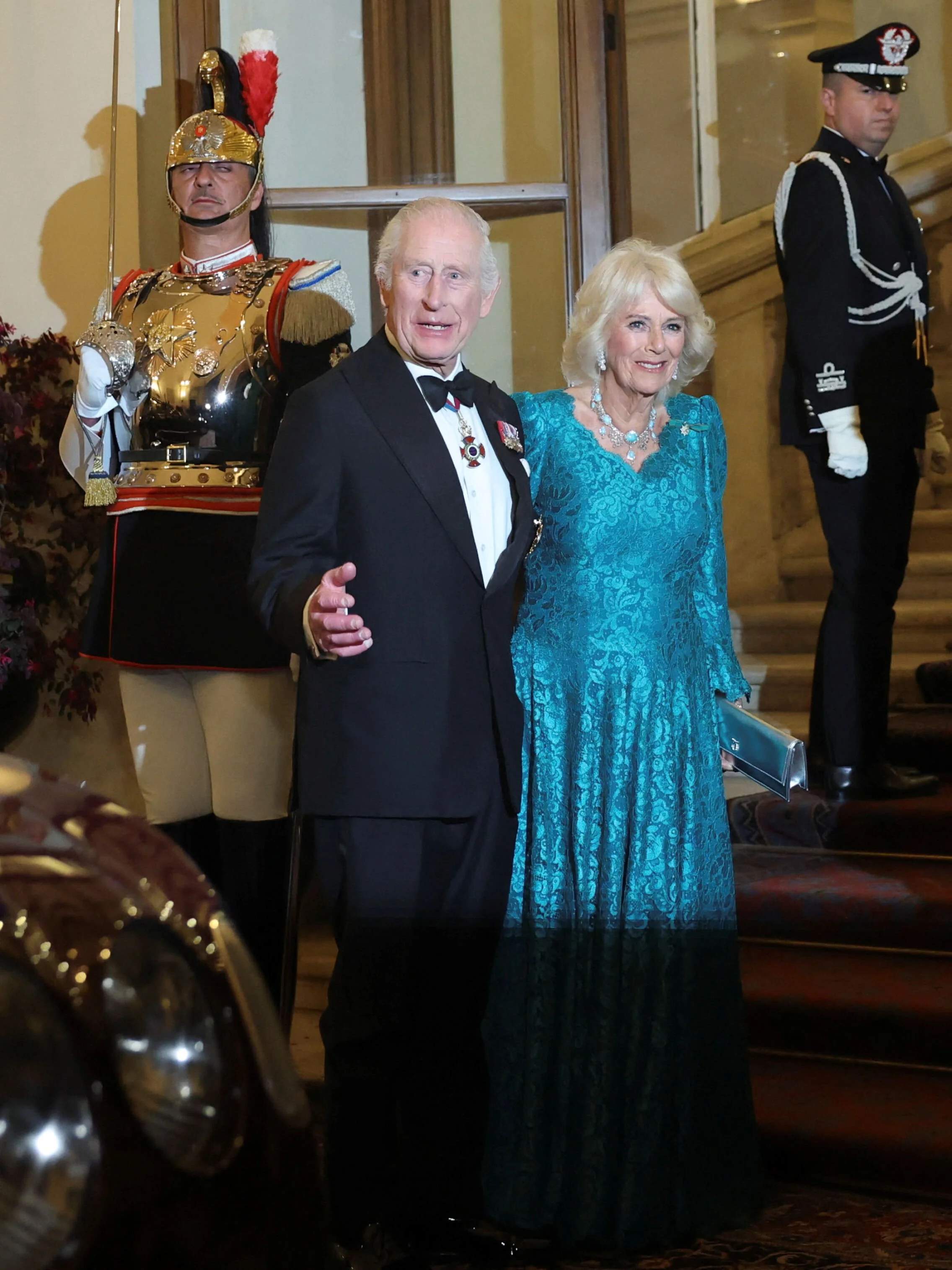 The King and Queen of the United Kingdom Attend State Banquet in Rome ...