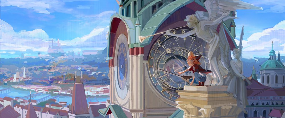 Environmental Art The Clocktower Clock Tower Interior Concept Art