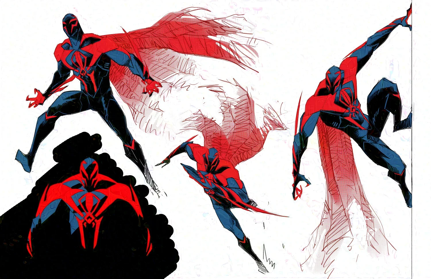 Spider-Man 2099, Spider-Man: Across the Spider-Verse — Concept Art ...