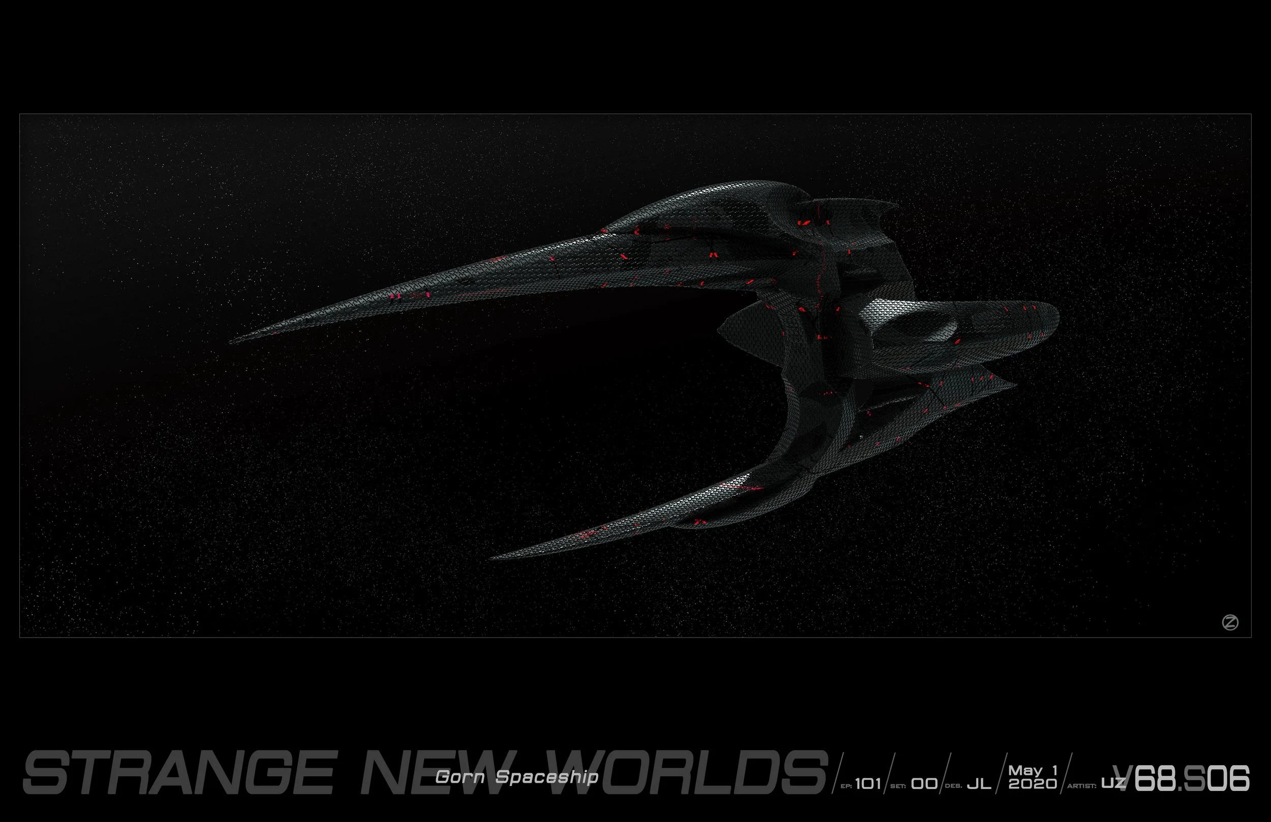 Gorn Ship 2, Star Trek: Strange New Worlds — Concept Art Association