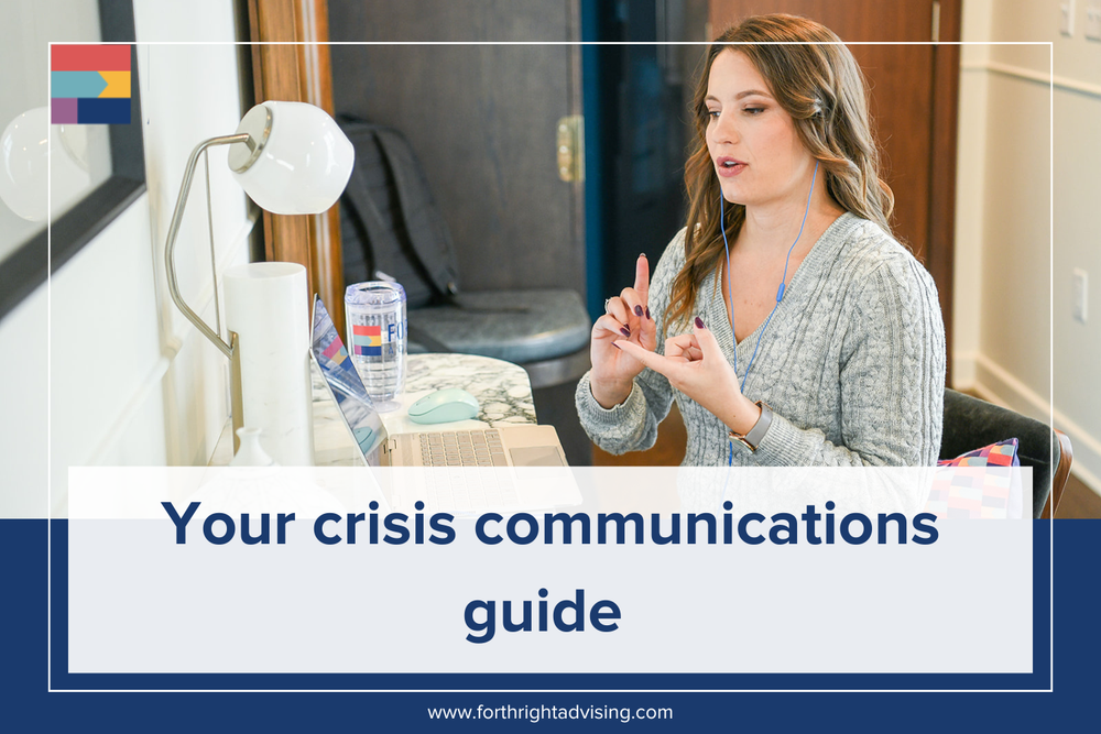 Guide to Crisis Communications Planning | Forthright — Forthright Advising