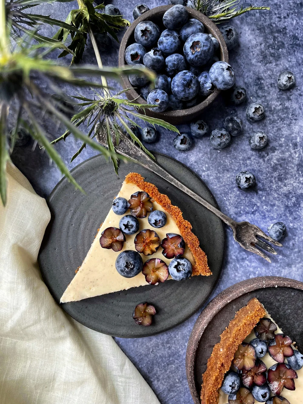 Vanilla Bean Bourbon Skyr Tart — the deeper living