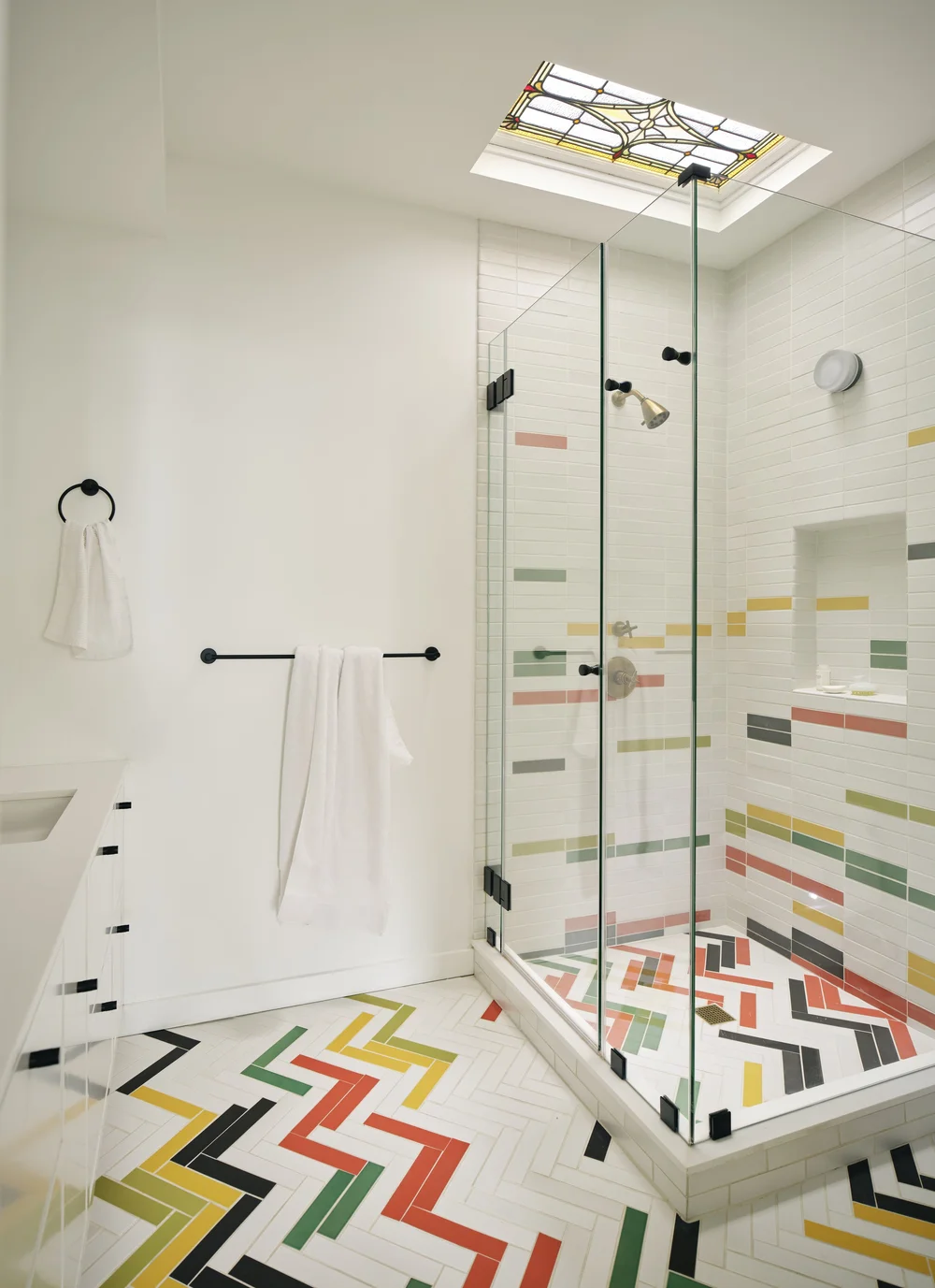 Stained Glass Limestone — Sarah Jacoby Architect