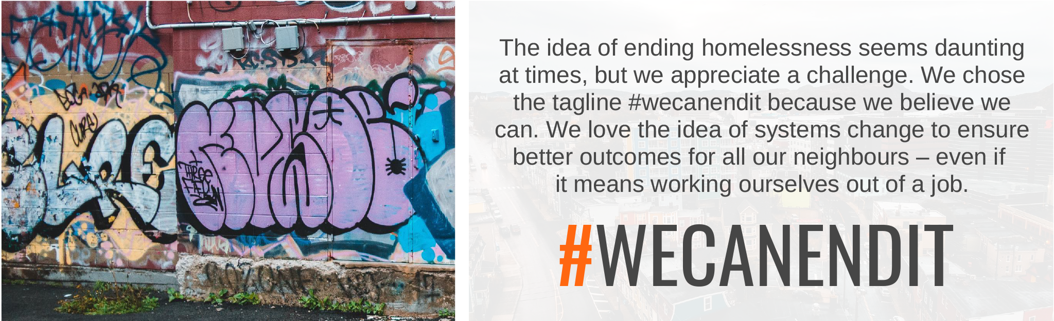 End Homelessness St. John's -Community Plan Menu