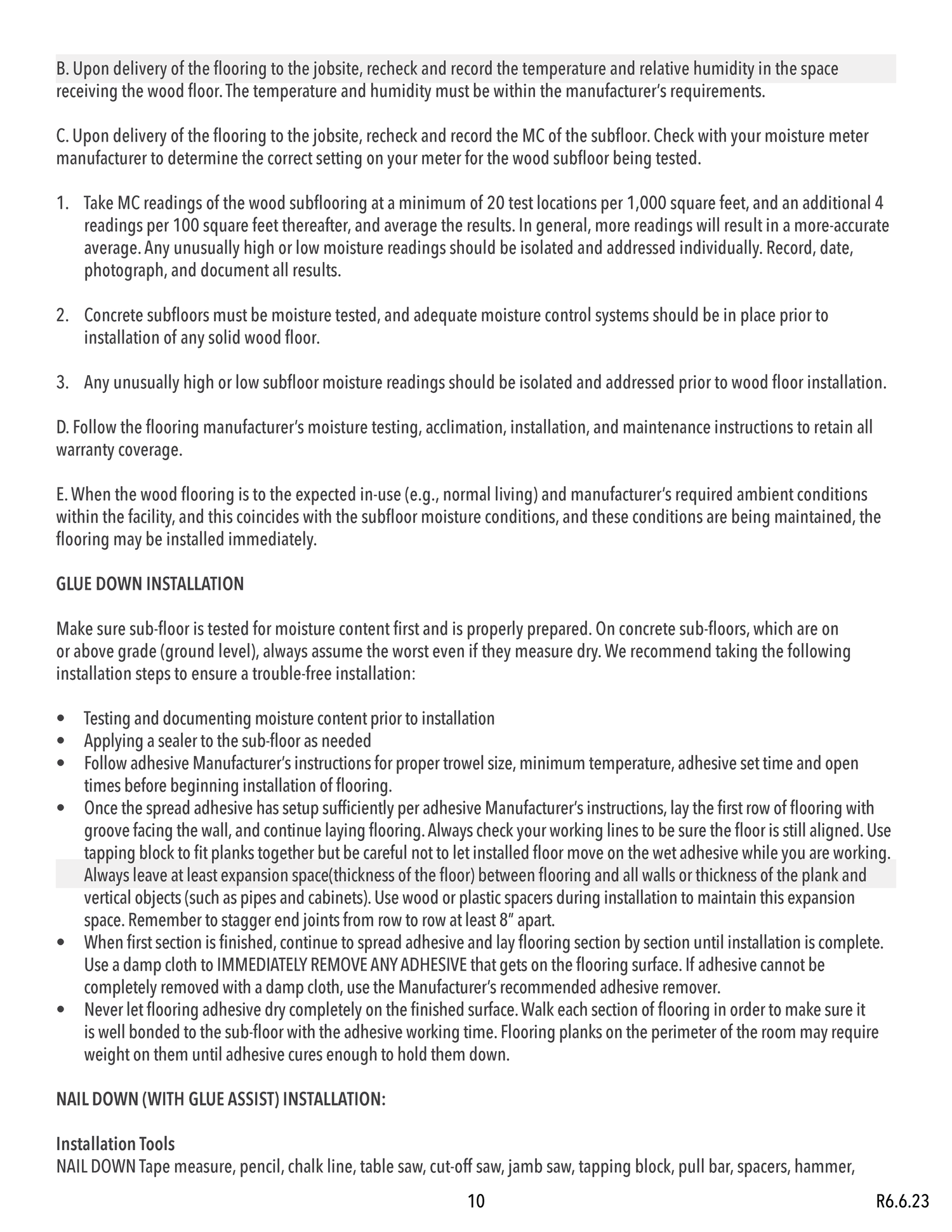 LAGUNA INSTALLATION — Arbor Ranch