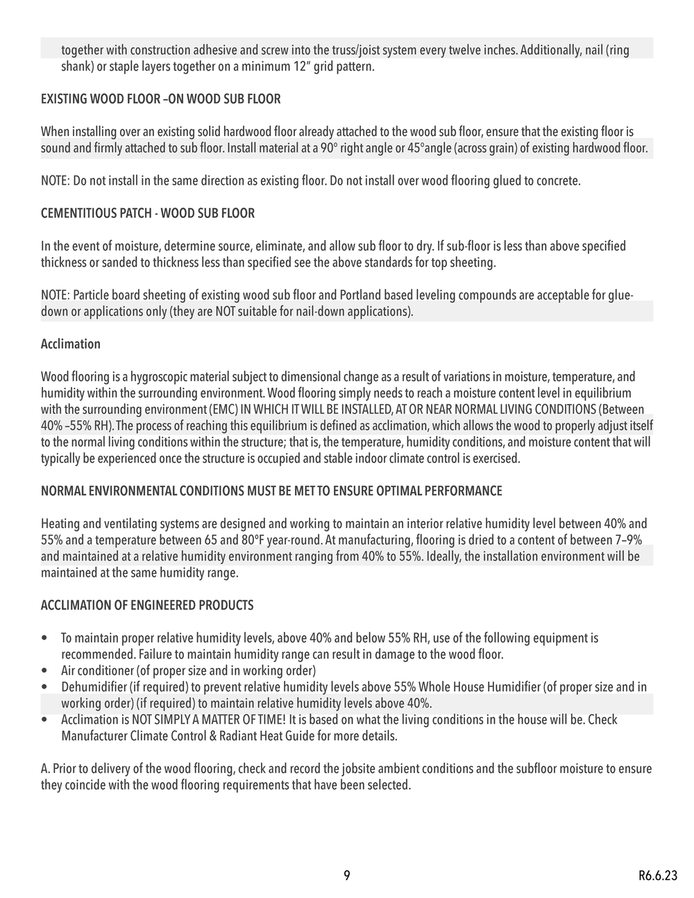 NEWPORT INSTALLATION — Arbor Ranch