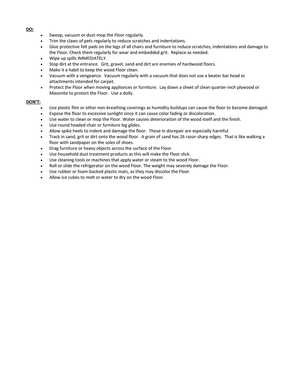 Newport Maintenance Arbor Ranch