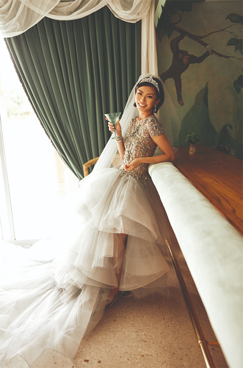 Laura and James's Wedding | Lala Curio Hand-painted Wallpaper