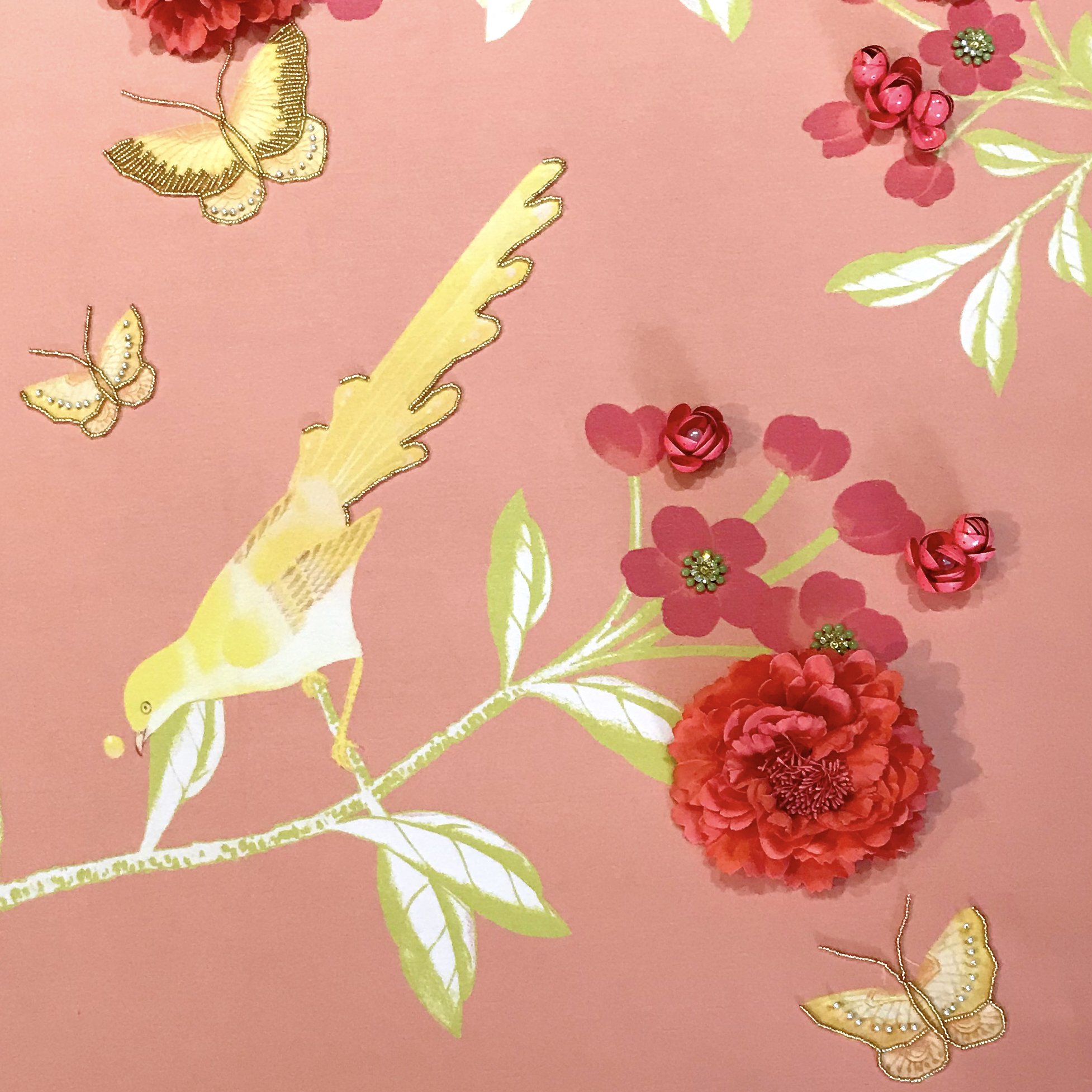 Printed & Embellished Wallpaper | Luxury, Artistic, & Sophisticated ...