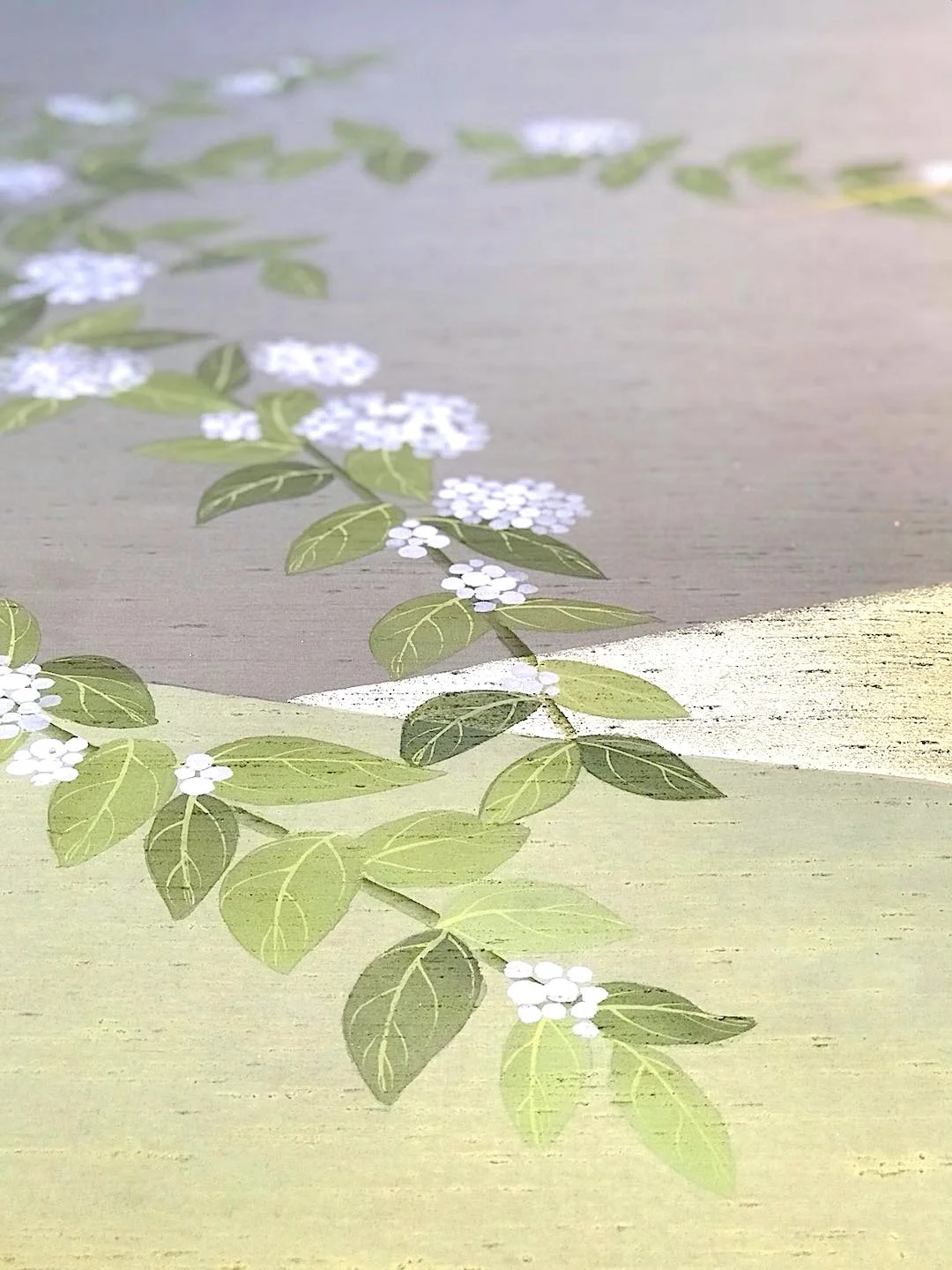 Ikebana Embroidered Wallpaper | LALA CURIO