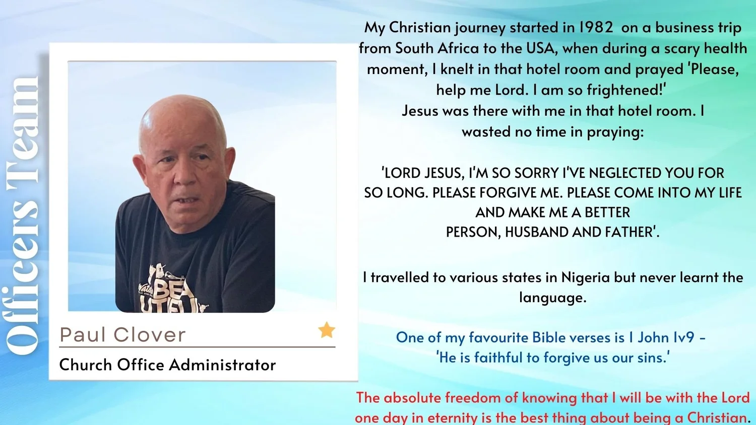 Meet The Team — Colchester Baptist Church