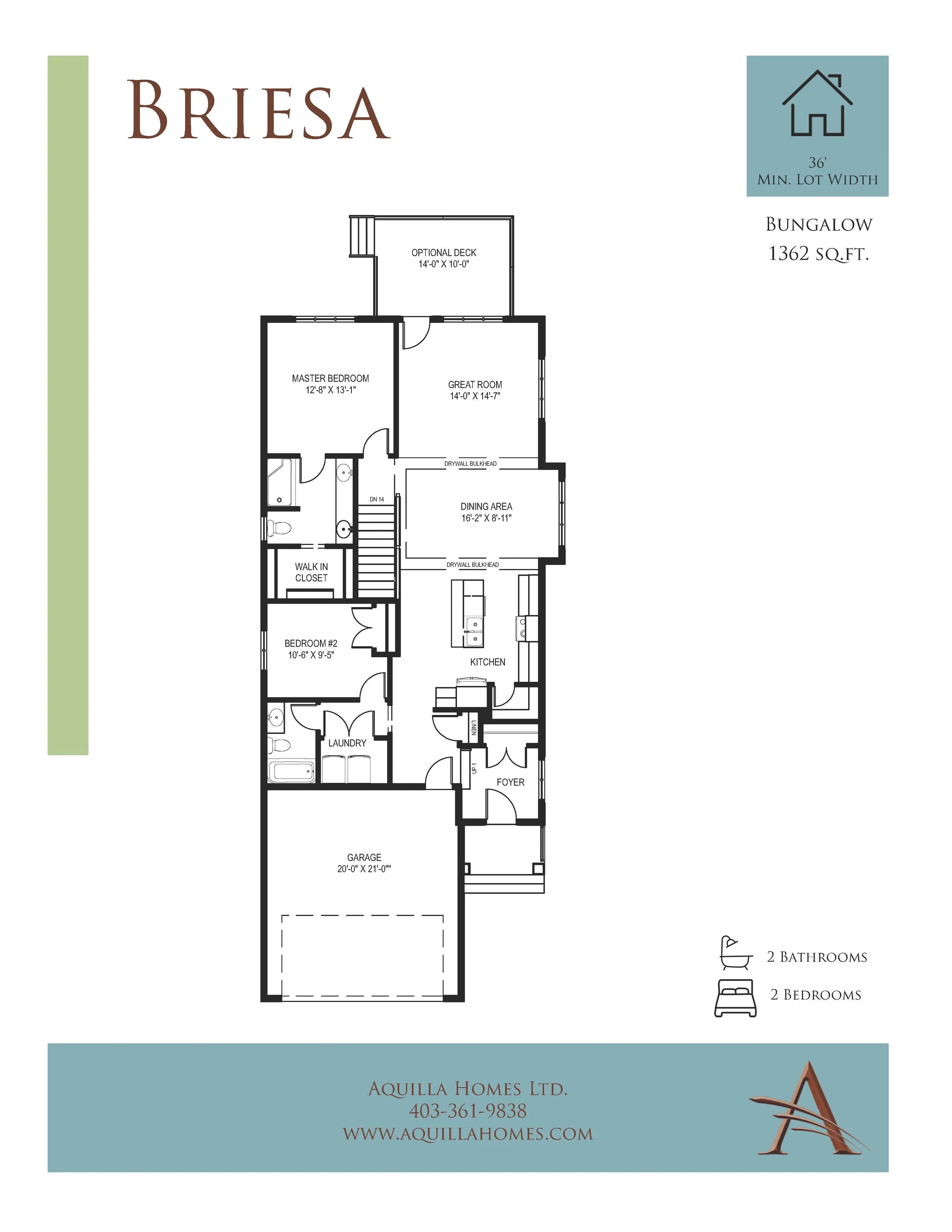 BRIESA — Aquilla Homes