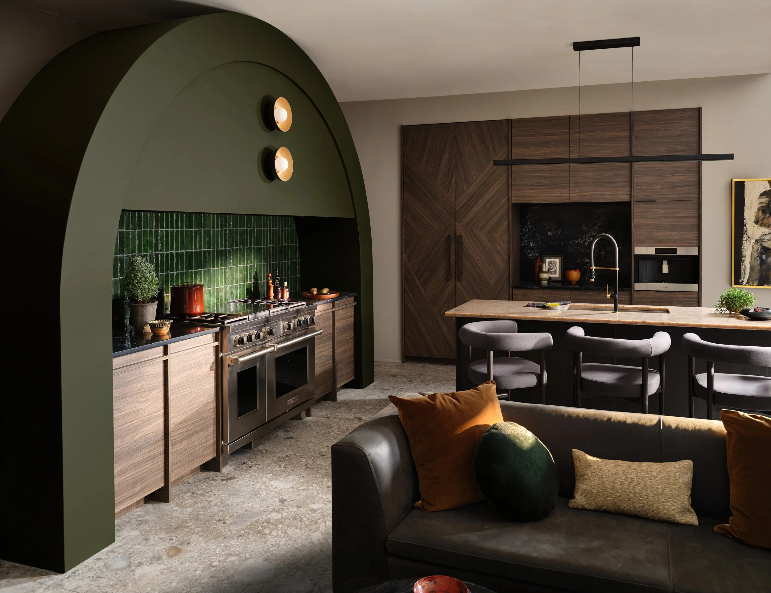 IN BRAZIL - ARCHED KITCHEN — studiobstyle
