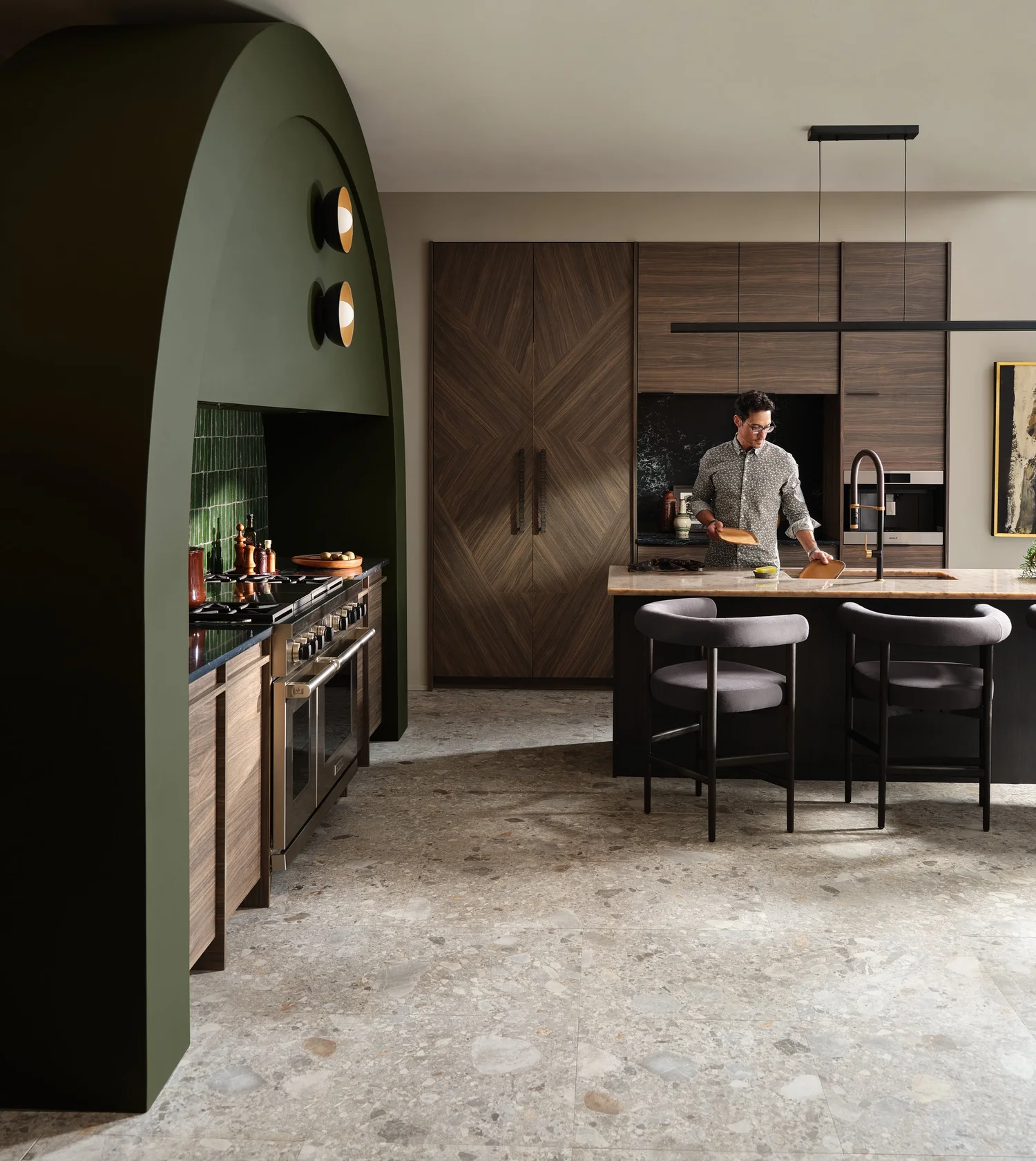 IN BRAZIL - ARCHED KITCHEN — studiobstyle