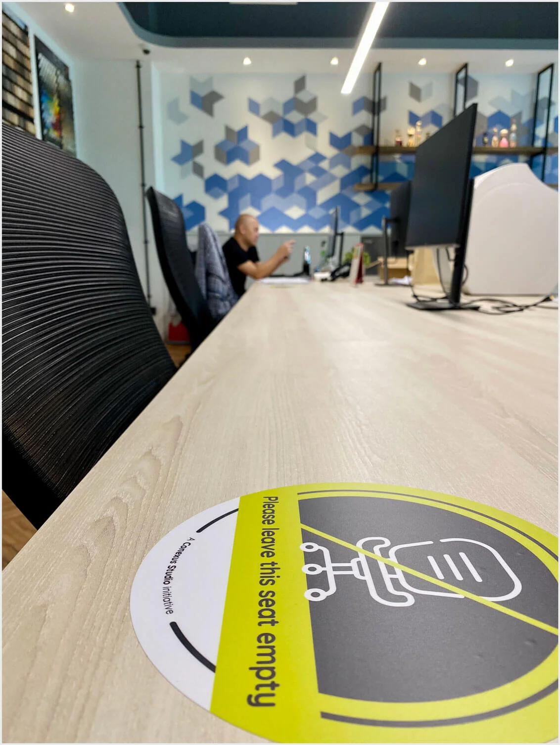 Staying Safe: New Social Distancing Sticker Designs — ⚫⚪ Conexus Studio