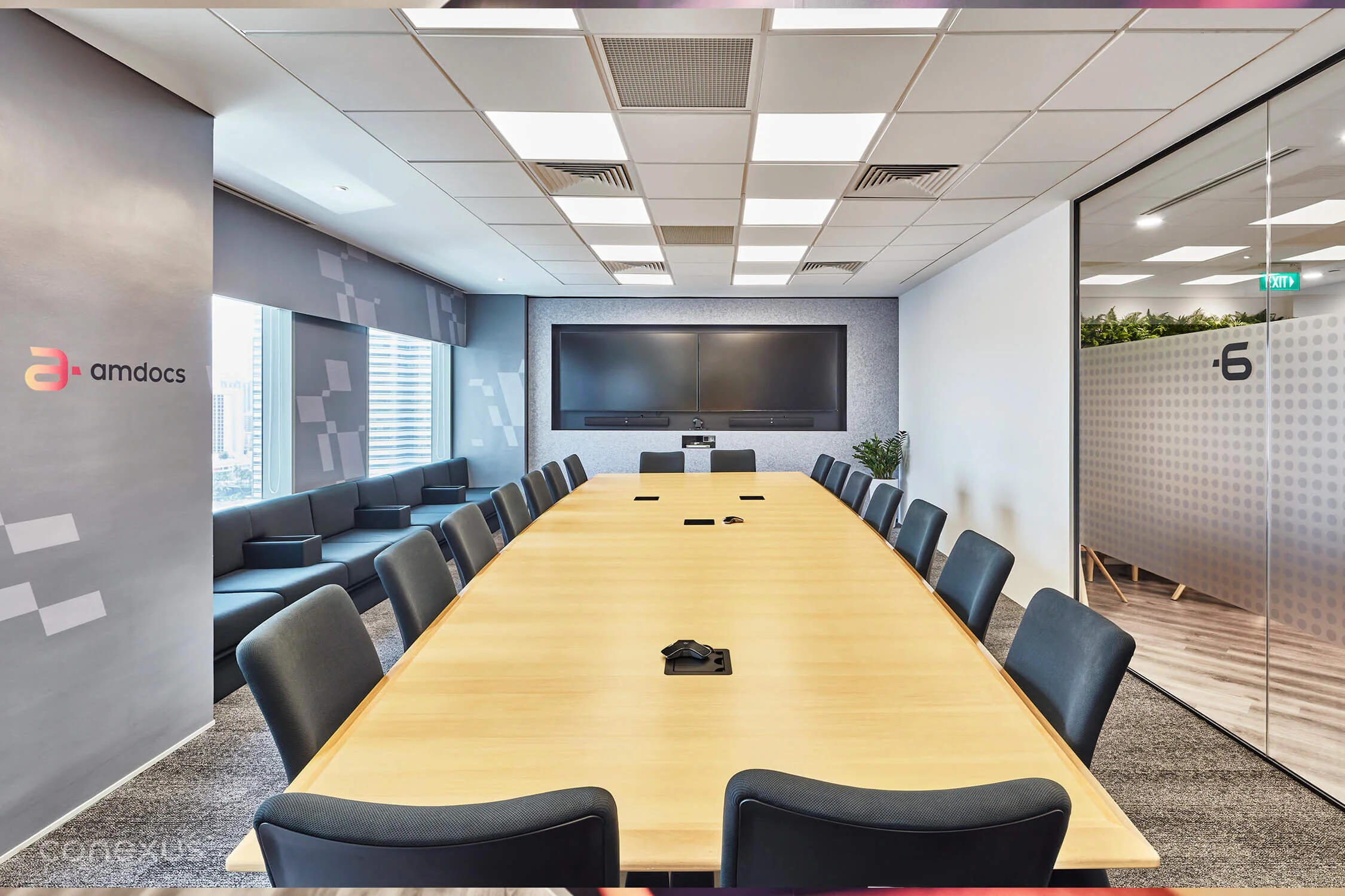 Amdocs Singapore | Office Design & Build | ⚫⚪ Conexus Studio