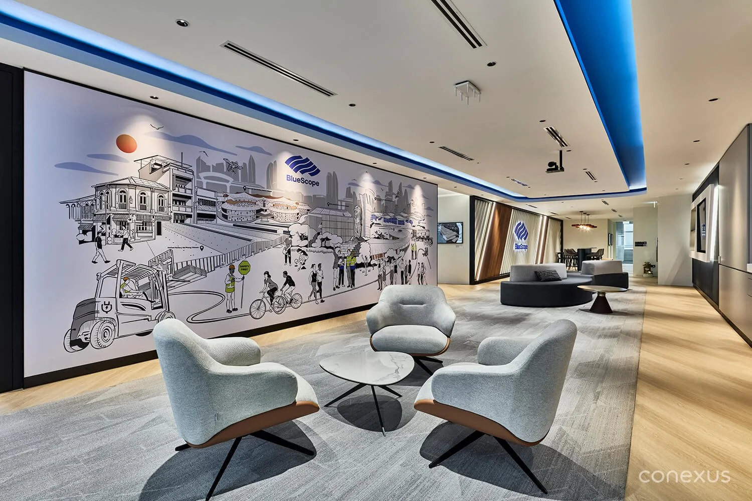 NS Bluescope | Office Design & Build | ⚫⚪ Conexus Studio