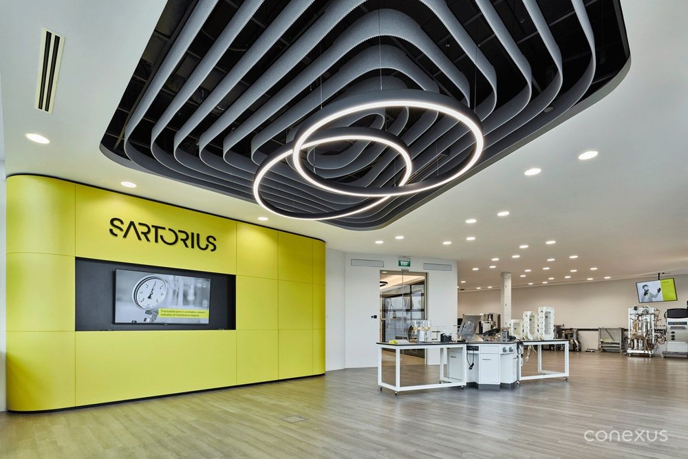 Sartorius Singapore Headquarters | Office Design & Build | ⚫⚪ Conexus ...
