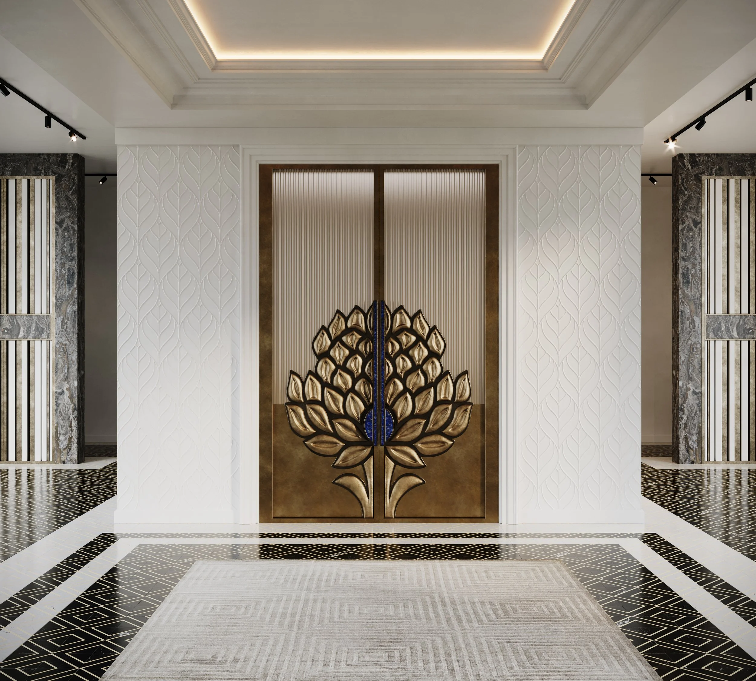 Monsoon Showers Await: Designing Water-Themed Entrances — Aluminr ...