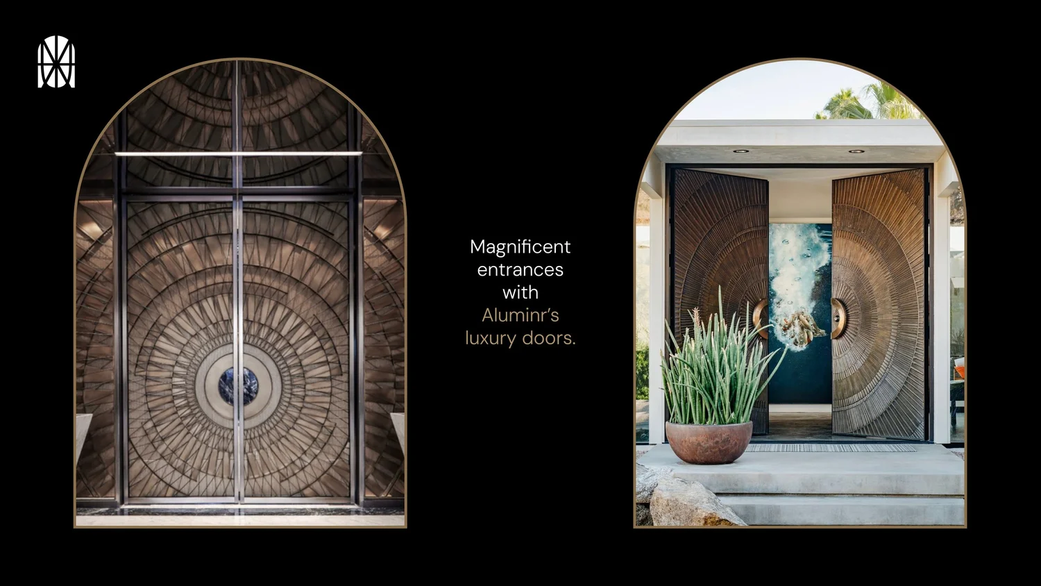 Premium Metal Door Manufacturer — Aluminr- Bespoke Luxury Metal Door ...