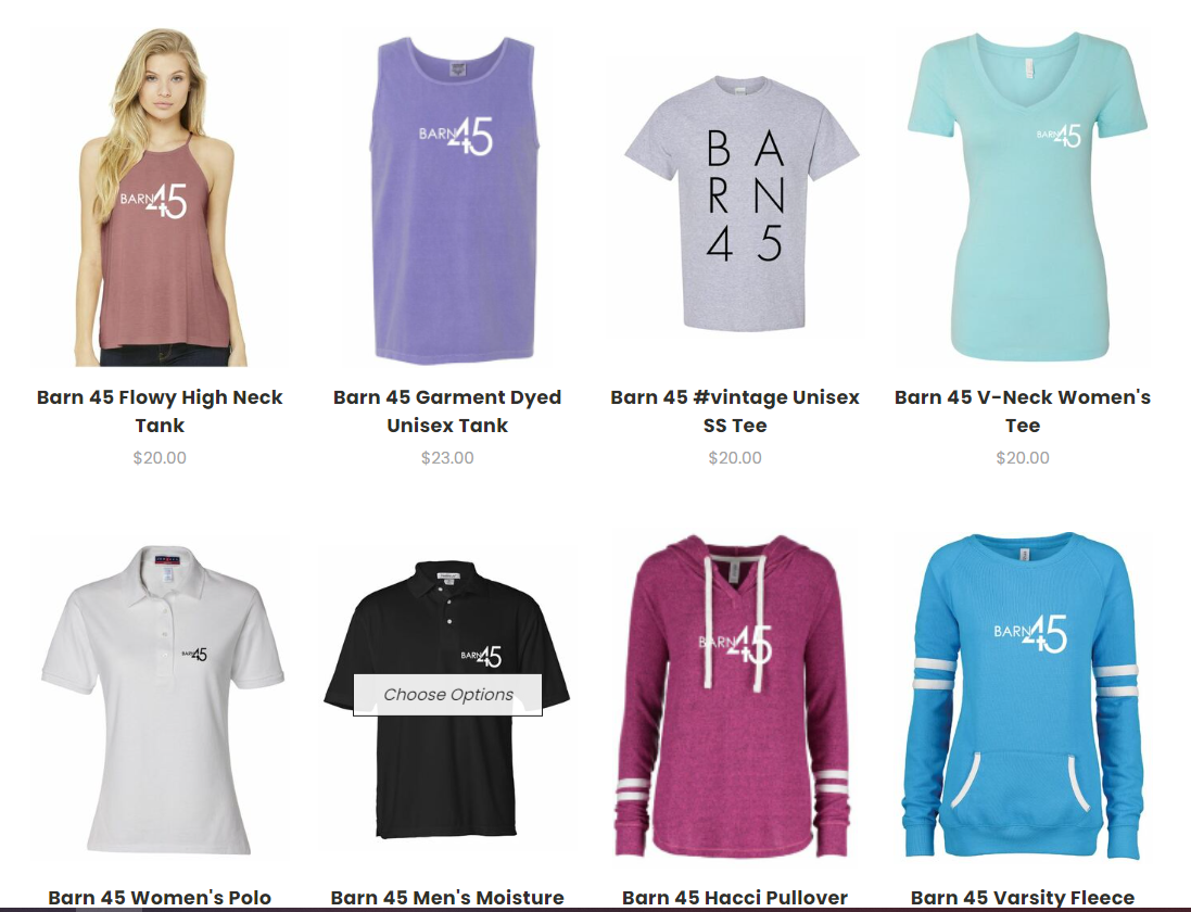 Barn45 MERCH — Barn45