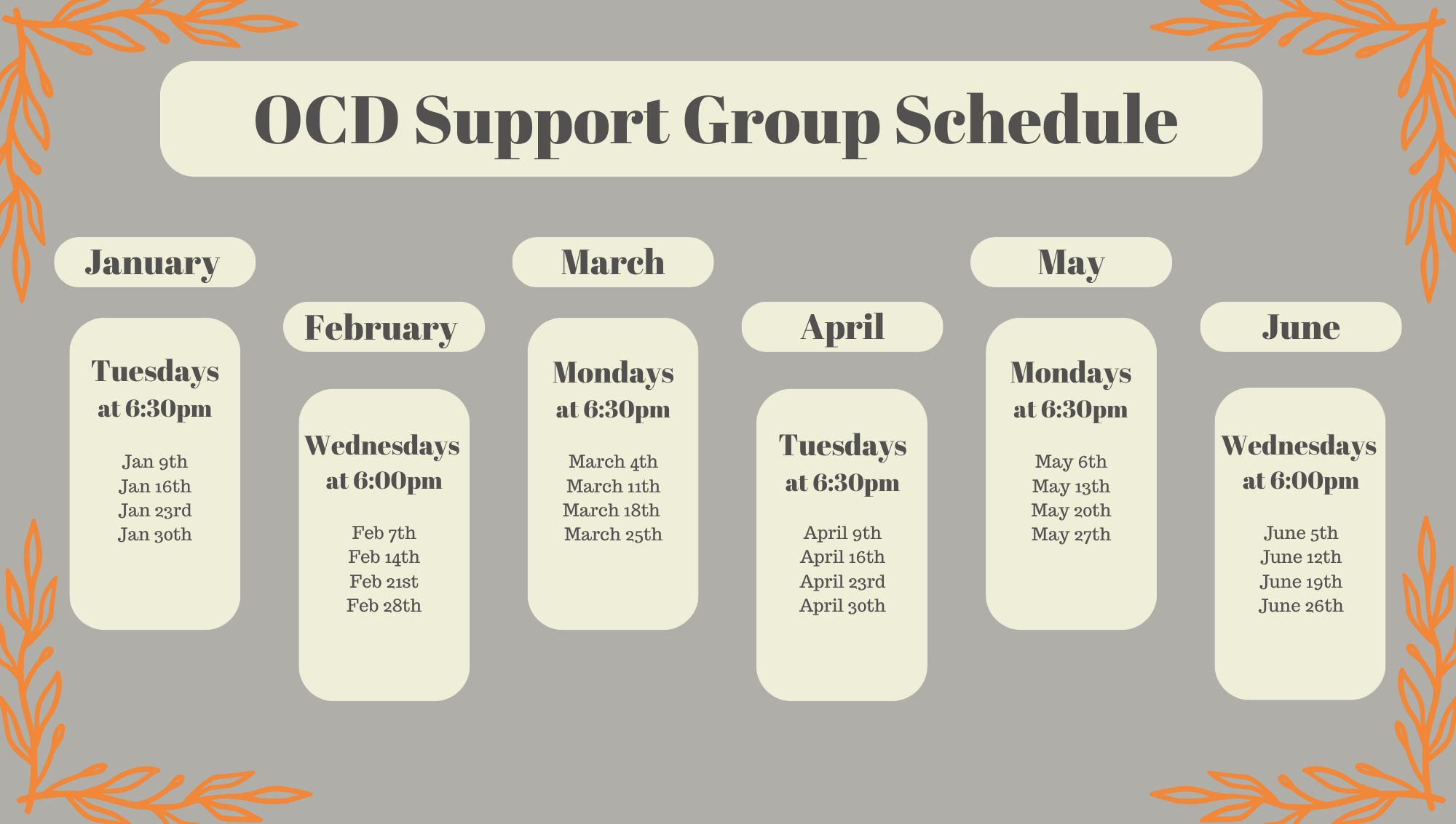 OCD Support Groups