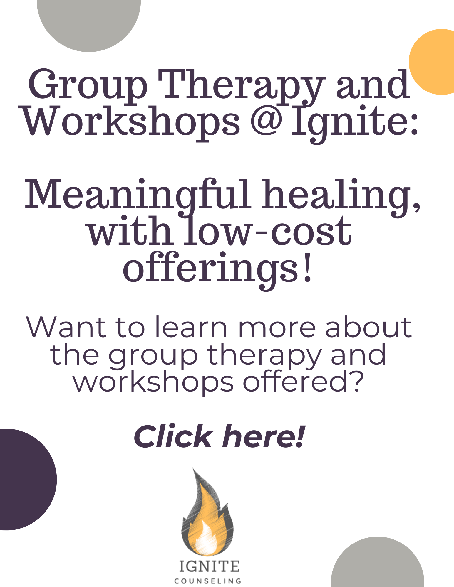 Ignite Counseling Colorado PLLC- Trauma, OCD & Addiction Therapy ...