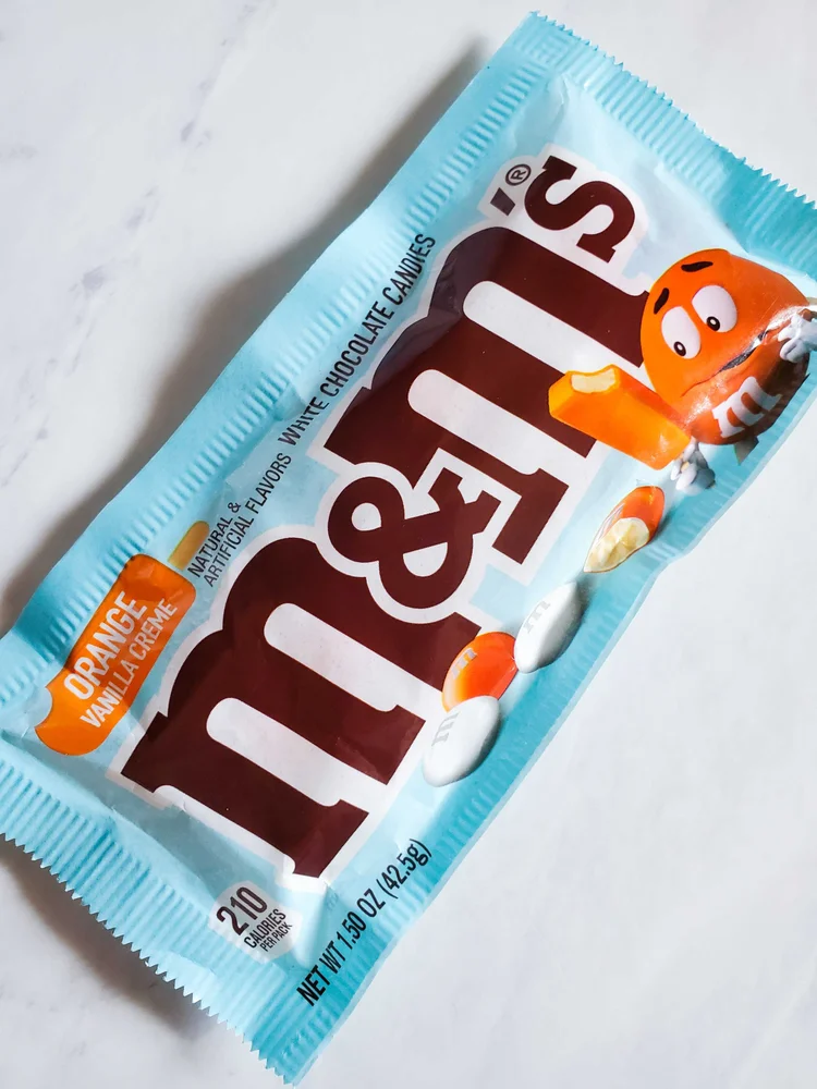 Orange Vanilla Cream M&M's Are A Delicious Summer Treat — DemBoys