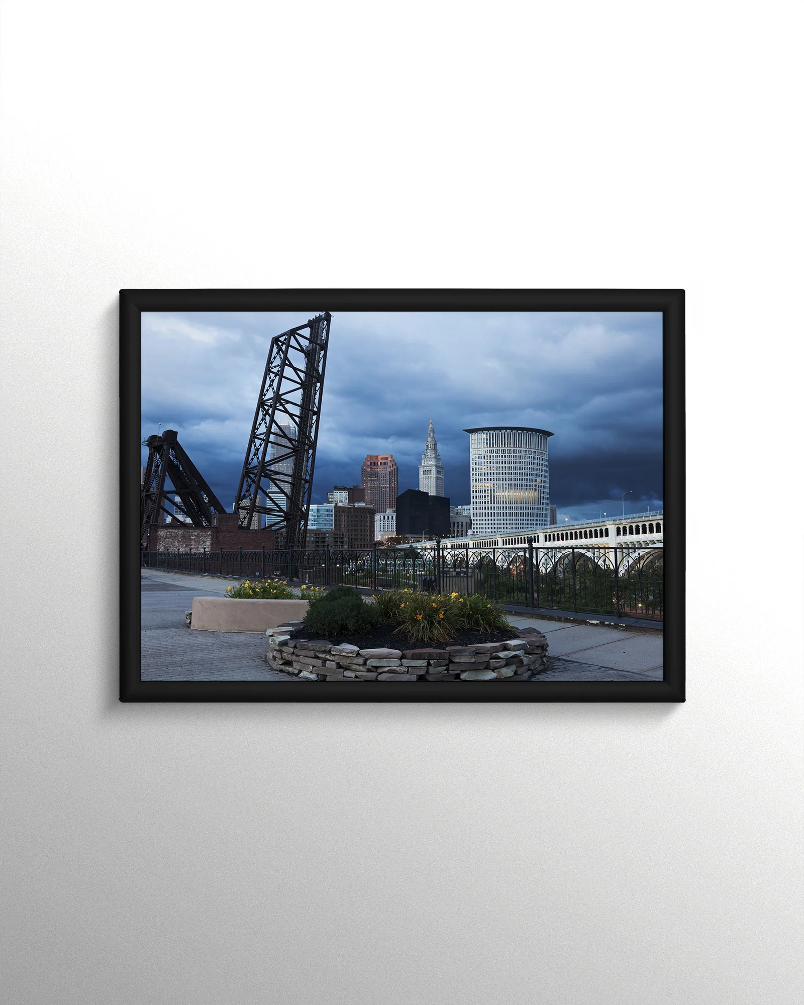 Downtown Cleveland Highway at Sunset — Big Picture Cleveland