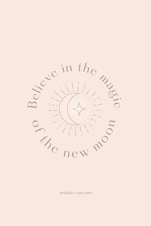 A new moon means new goals — ACTUALLY I CAN: Witchy guidance for a ...