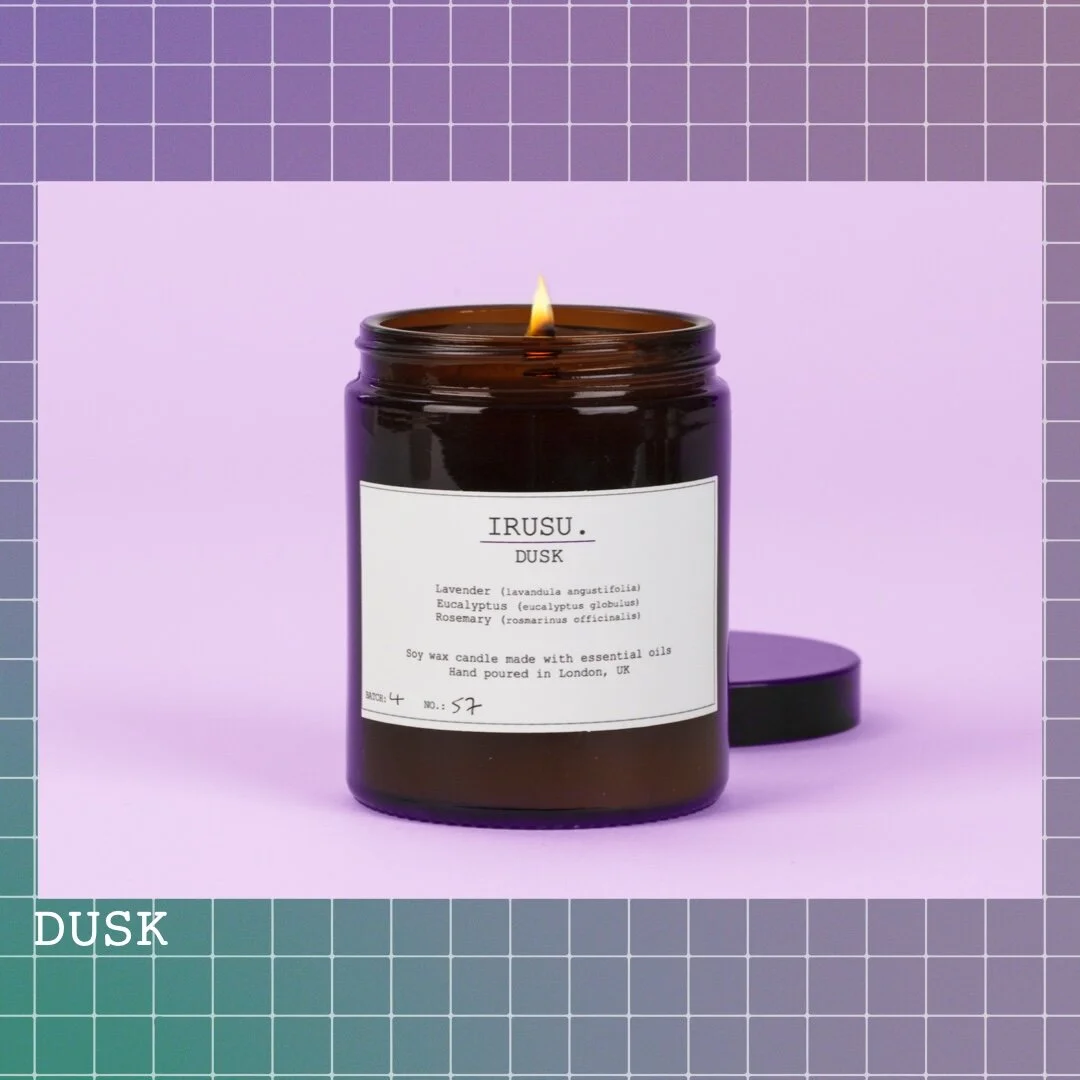 IRUSU. - Hand Poured Scented Soy Candles with Essential Oils
