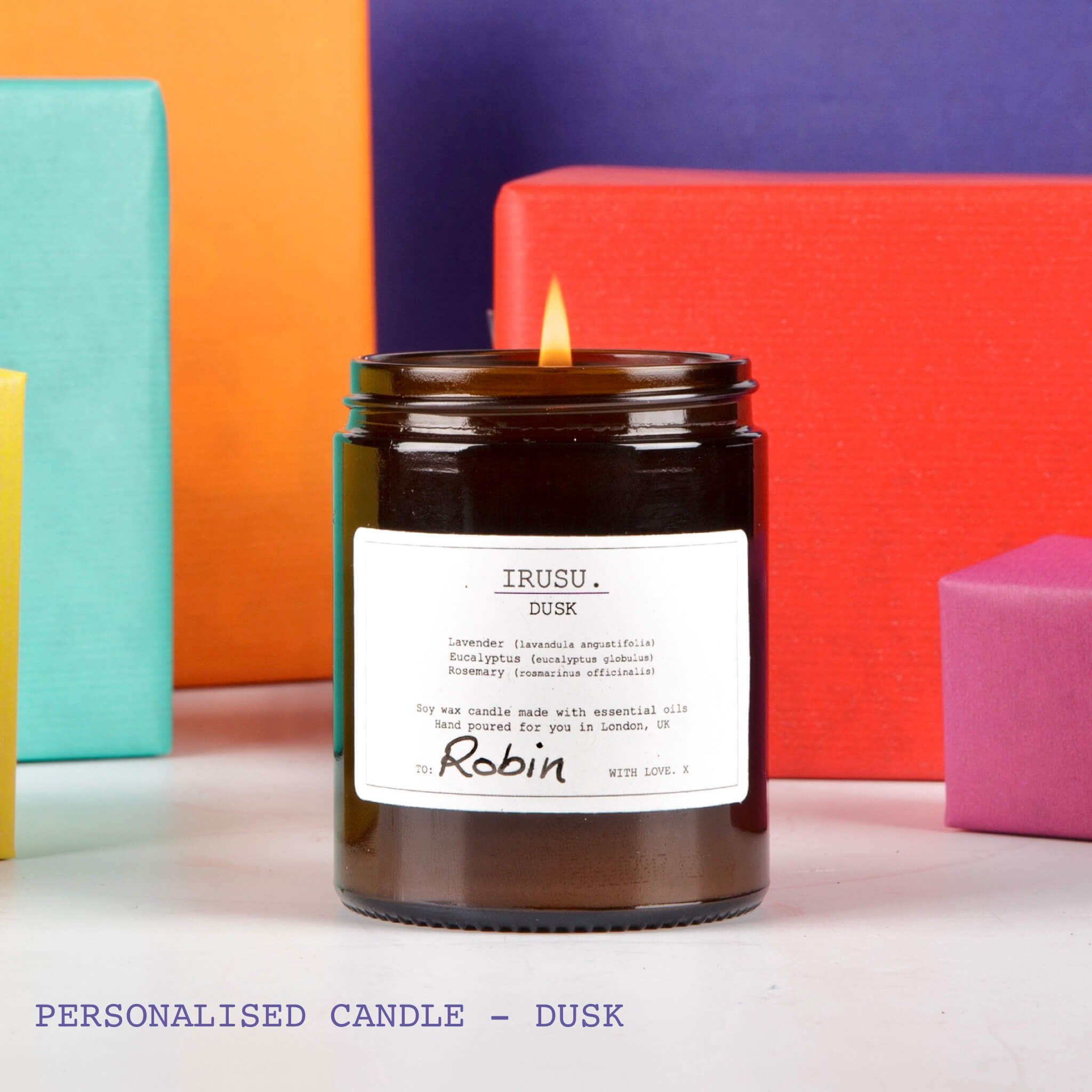 IRUSU. - Hand Poured Scented Soy Candles with Essential Oils