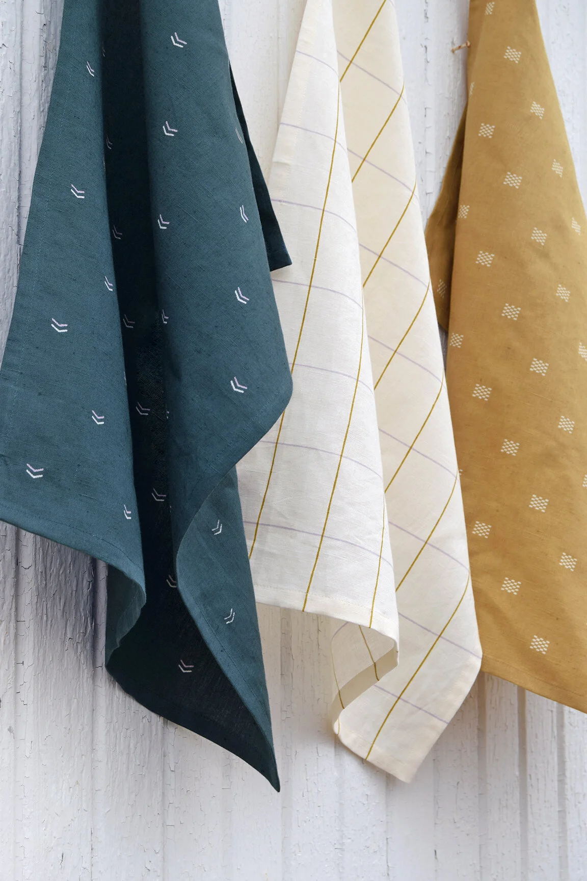 Florence Grid Tea Towel — Georgie Home