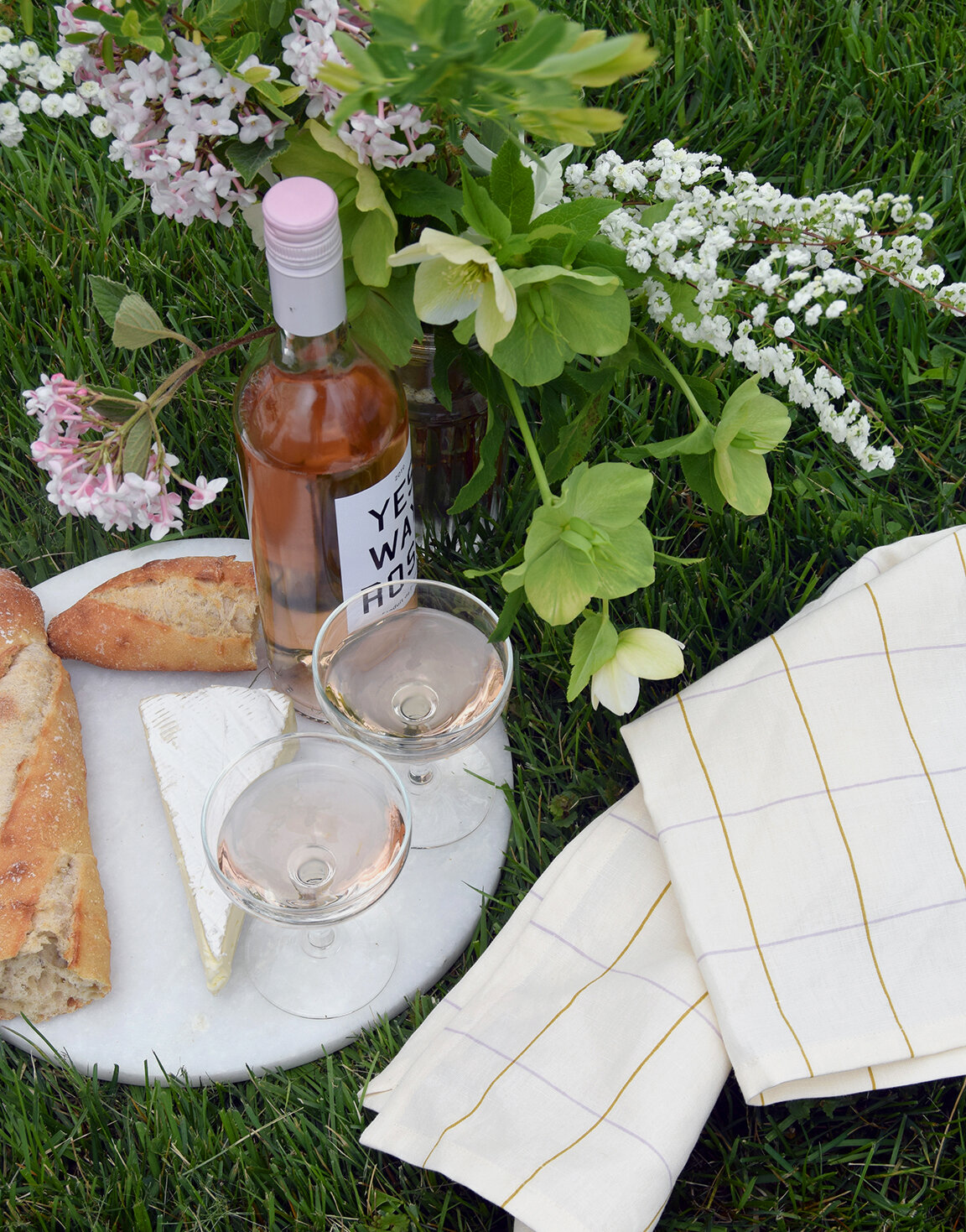 Florence Grid Tea Towel — Georgie Home