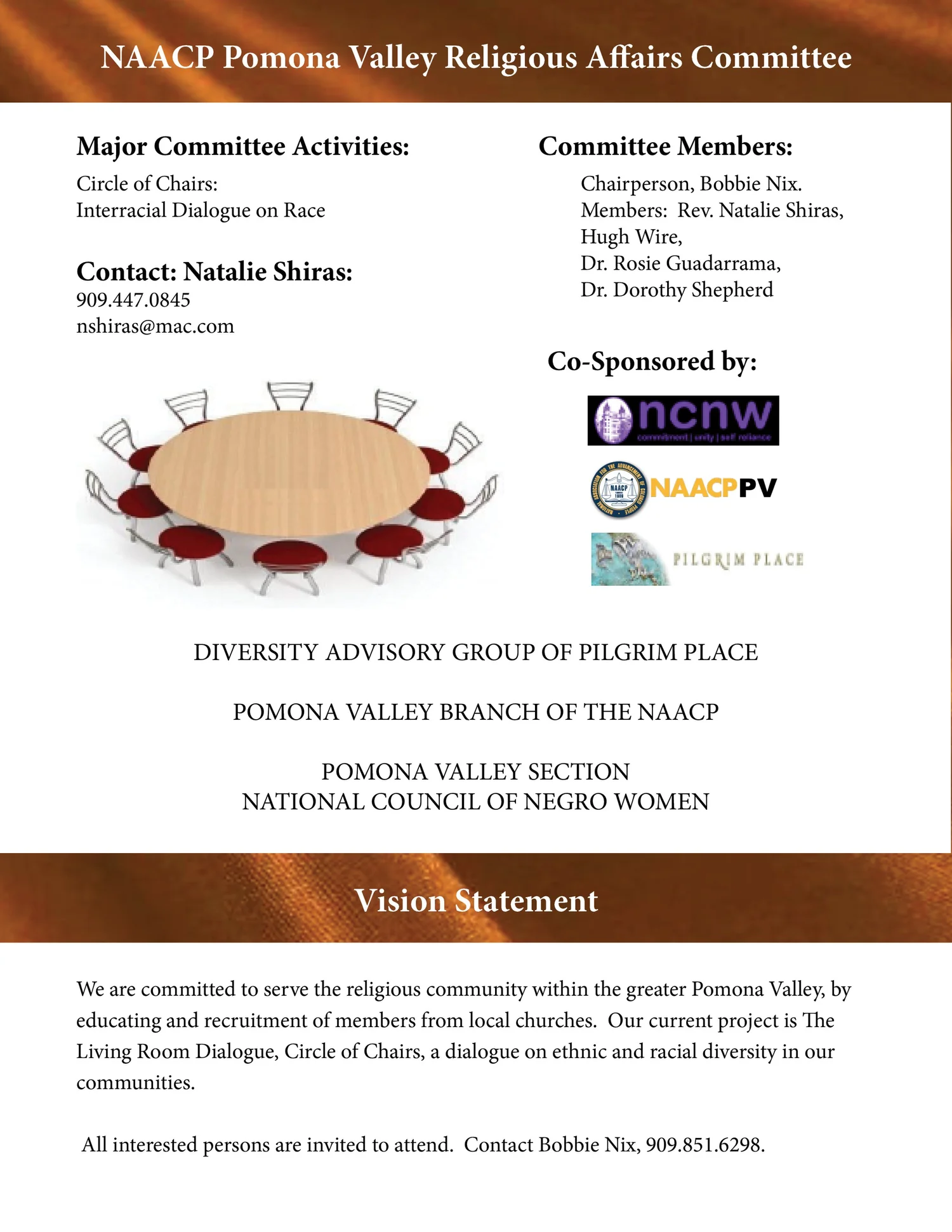 Committees — NAACP Pomona Valley