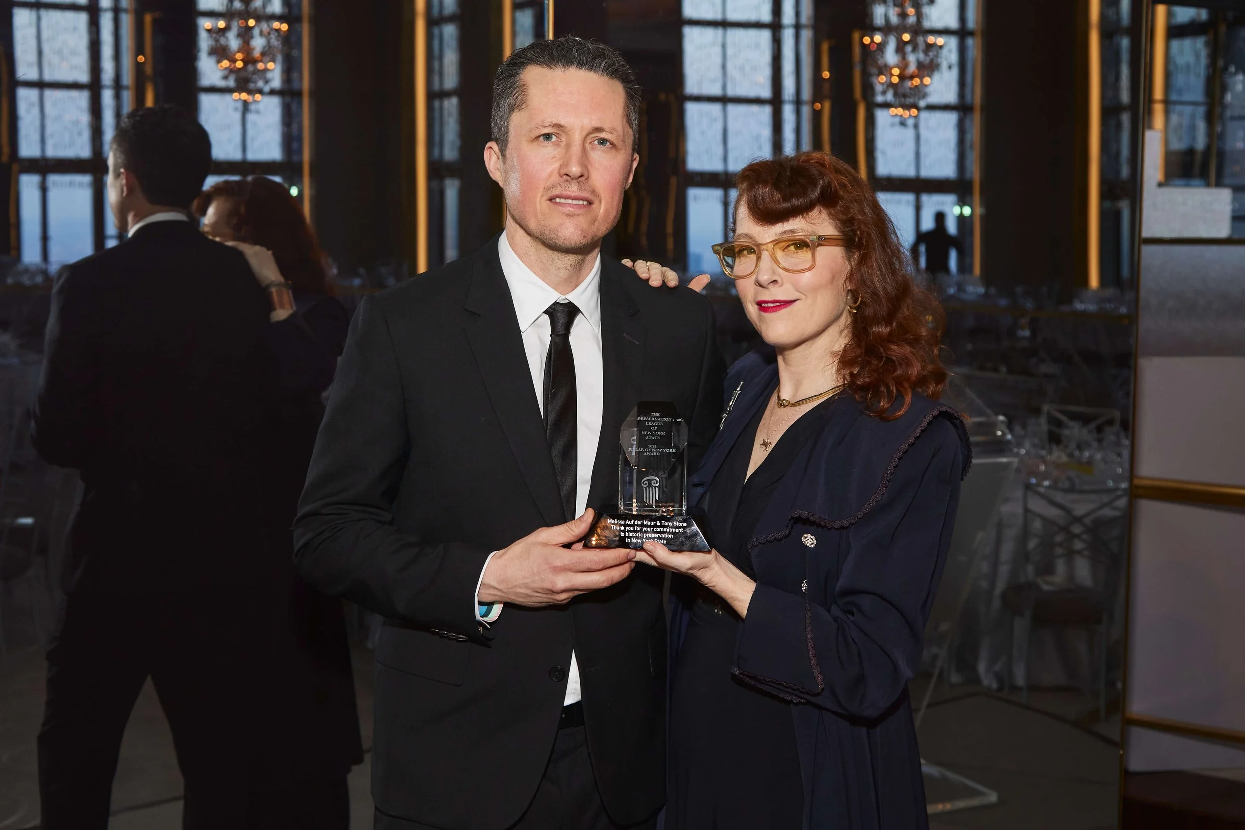 Pillars of New York: Melissa Auf der Maur and Tony Stone — Preservation League of NYS