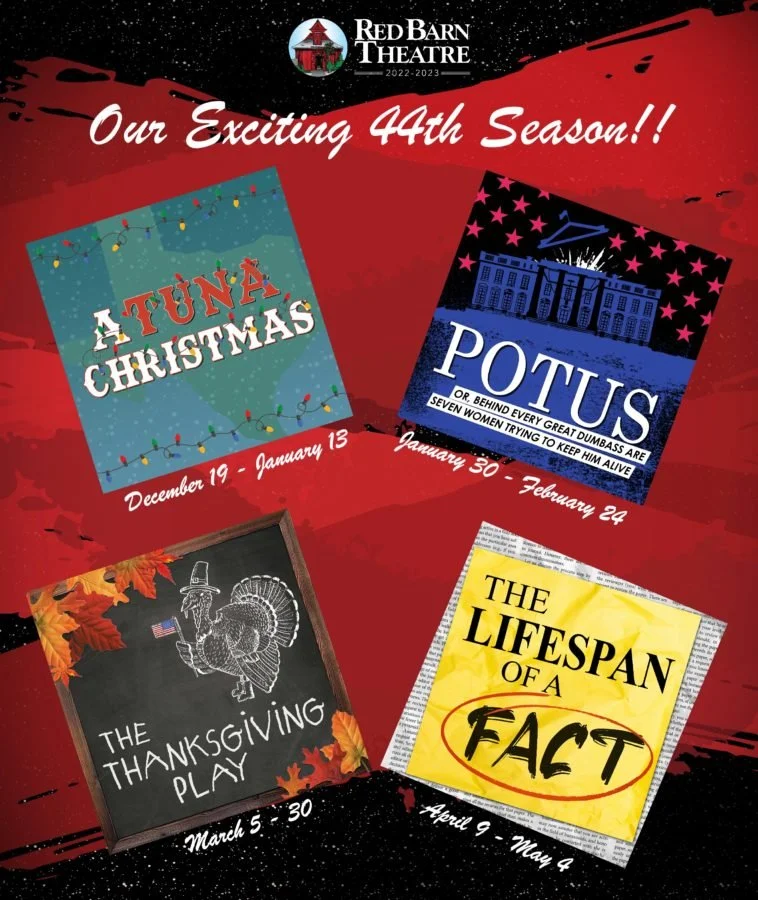 RED BARN ANNOUNCES THEIR FABULOUS 44TH SEASON — Red Barn Theatre