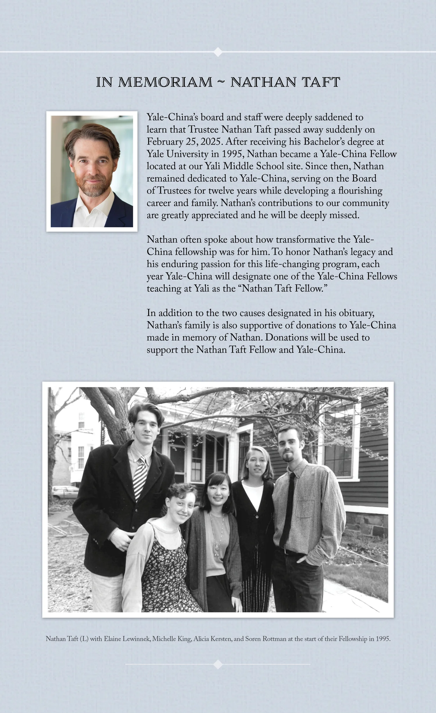 Board of Trustees — Yale-China