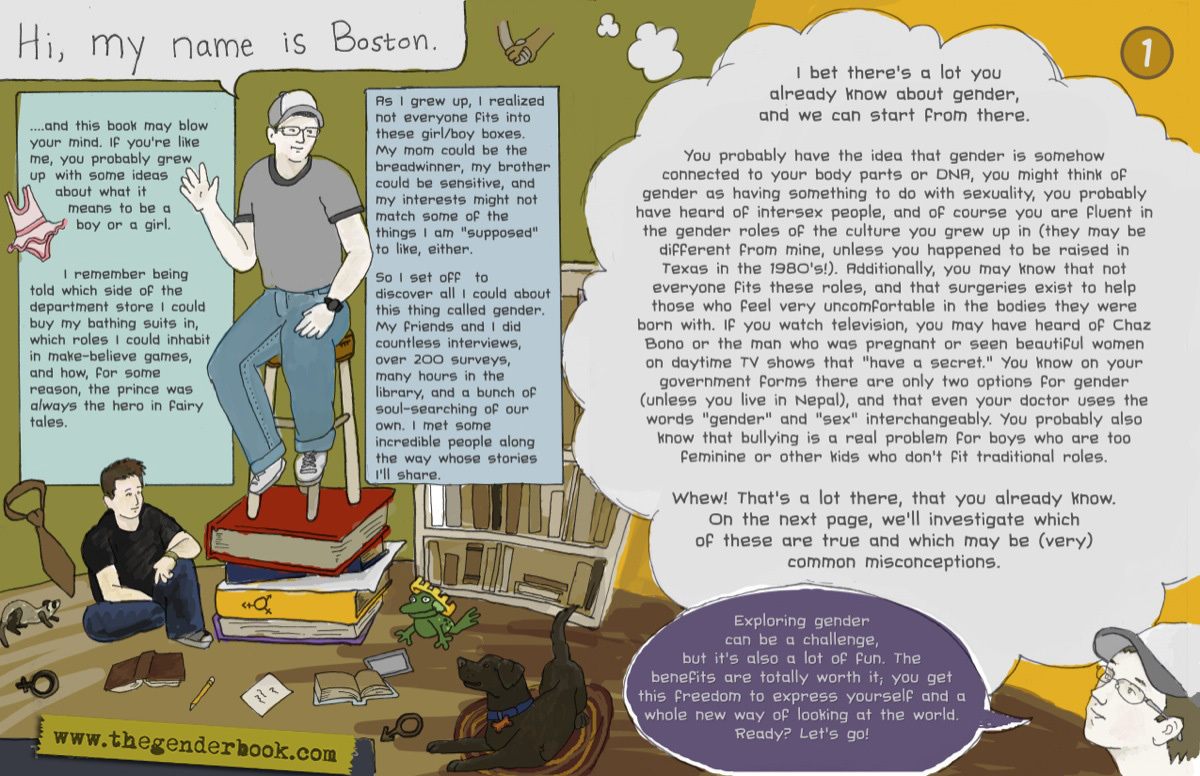 pages from the GENDER book — the GENDER book