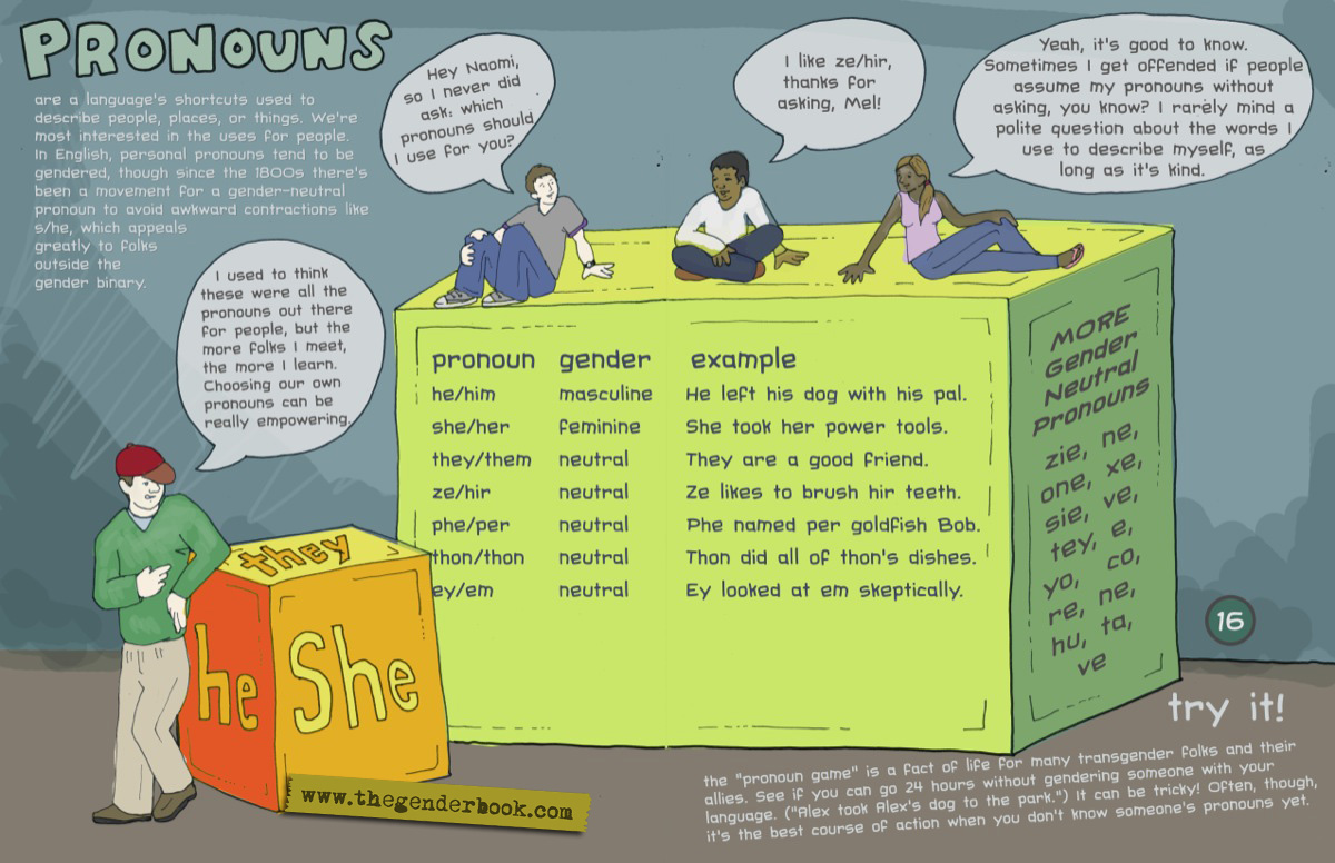 pages from the GENDER book — the GENDER book
