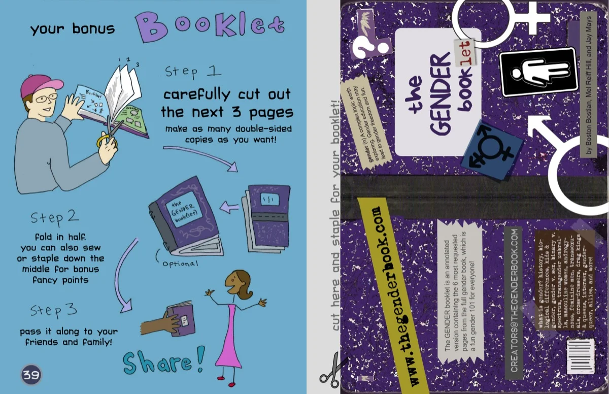 pages from the GENDER book — the GENDER book